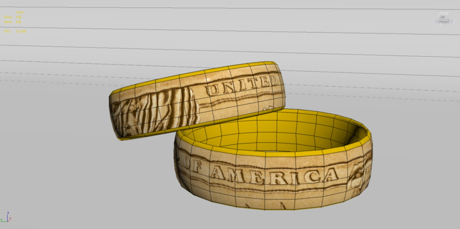 3D dolar ring model - TurboSquid 1329539