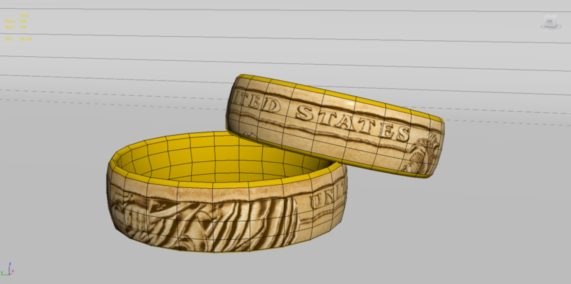 3D dolar ring model - TurboSquid 1329539