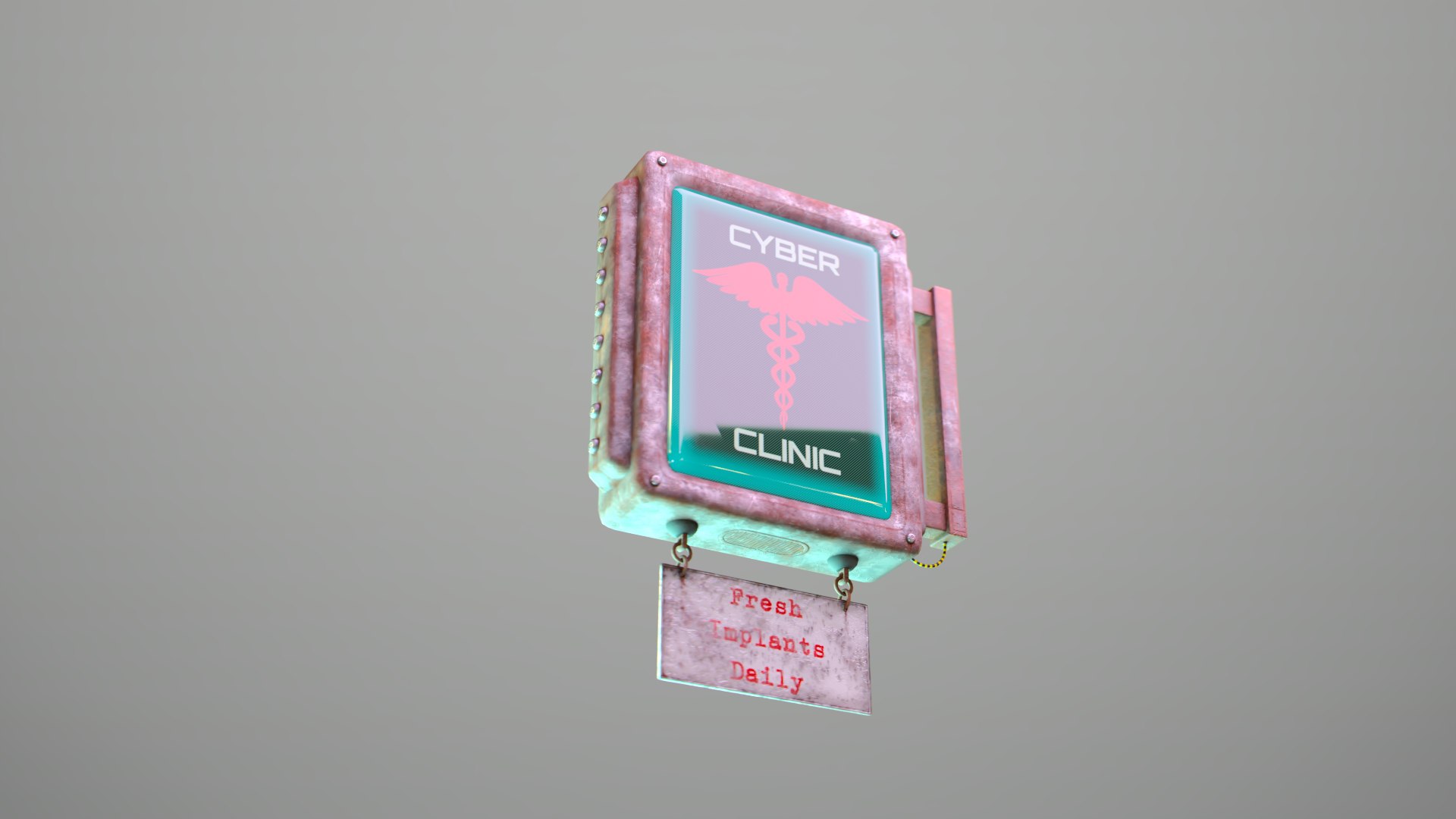 Neon Street Sign 2 Low-poly 3D Model 3D - TurboSquid 1831054