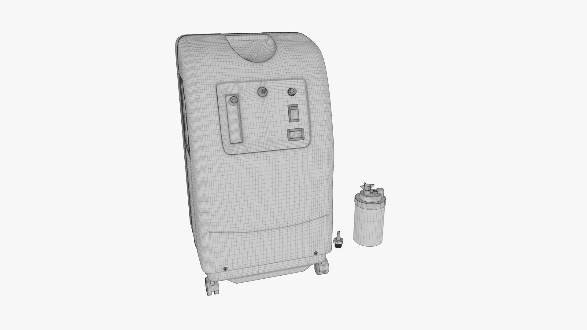 Oxygen Concentrator 3D Model - TurboSquid 1899821