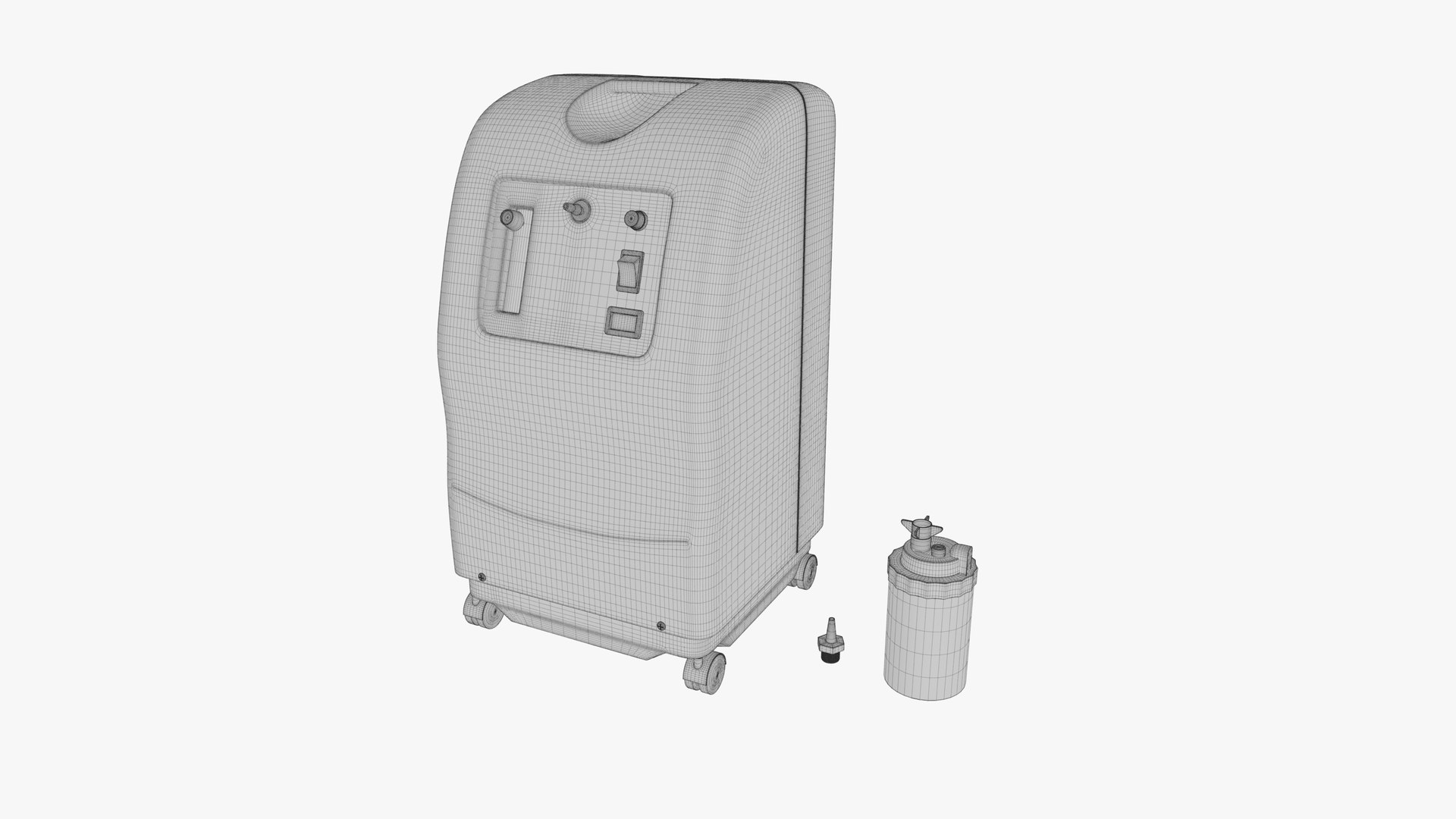 Oxygen Concentrator 3D Model - TurboSquid 1899821