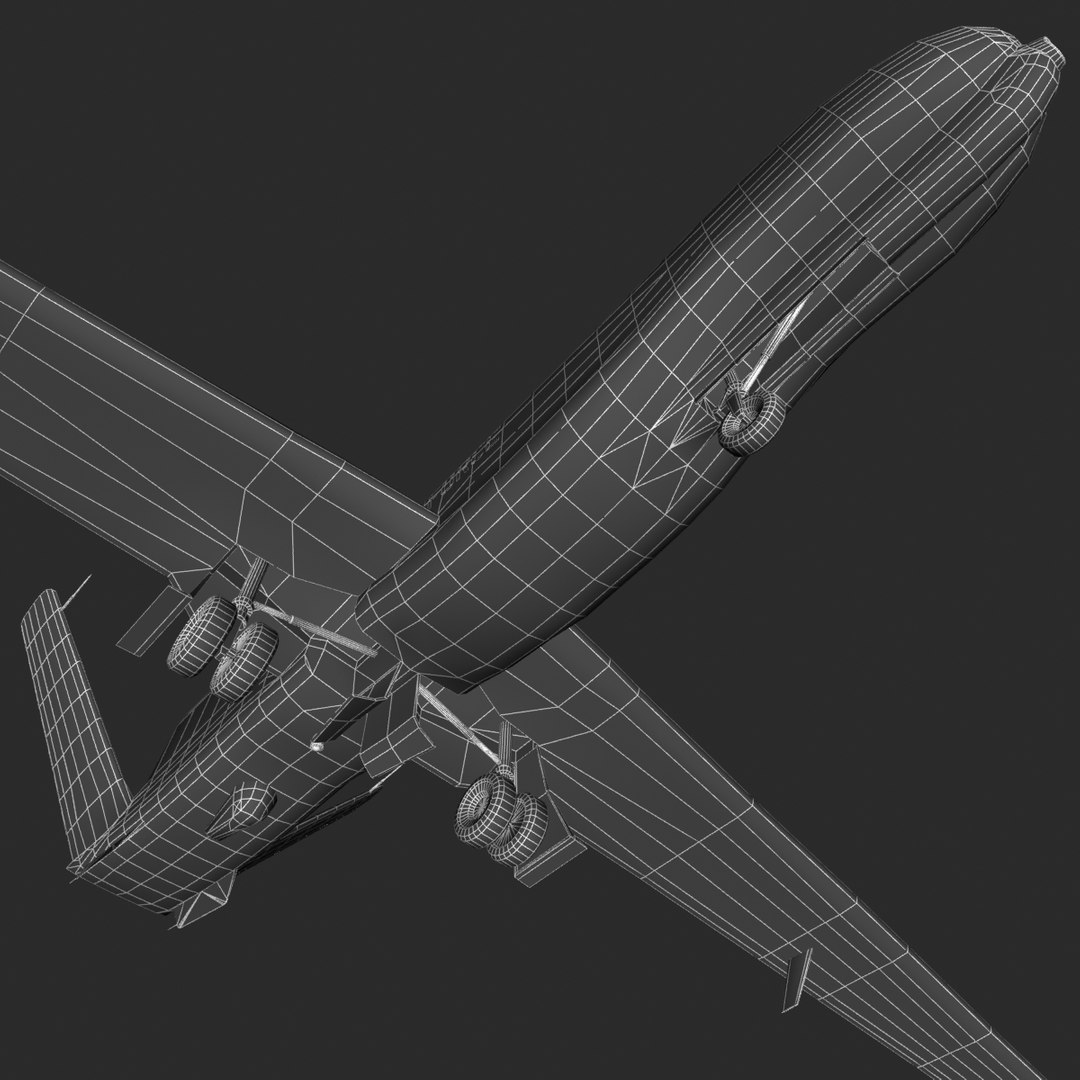 3d Model Rq-4 Global Hawk Uav Drone