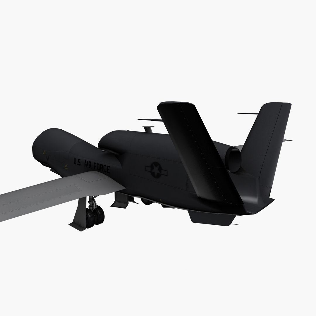 3d Model Rq-4 Global Hawk Uav Drone