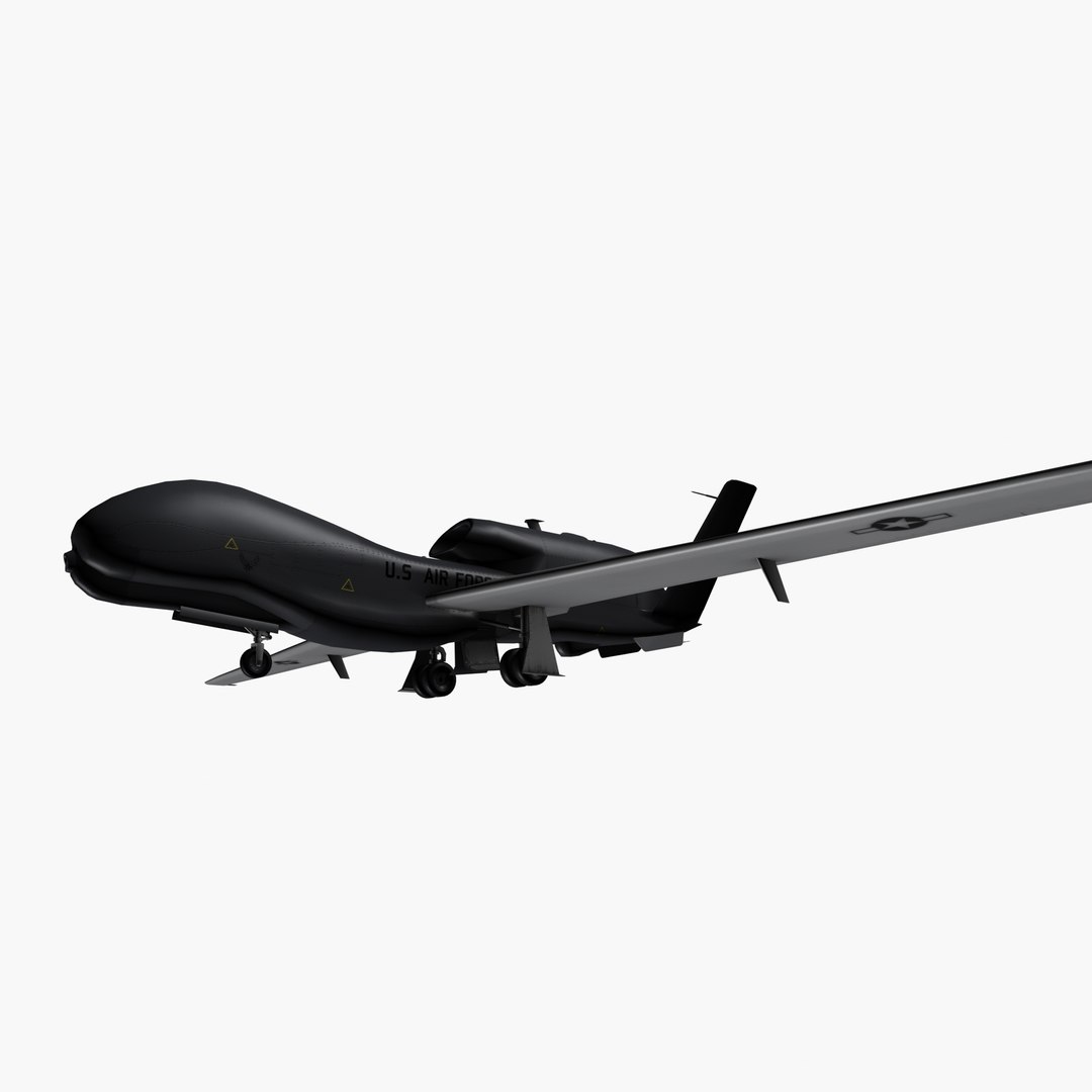 3d Model Rq-4 Global Hawk Uav Drone