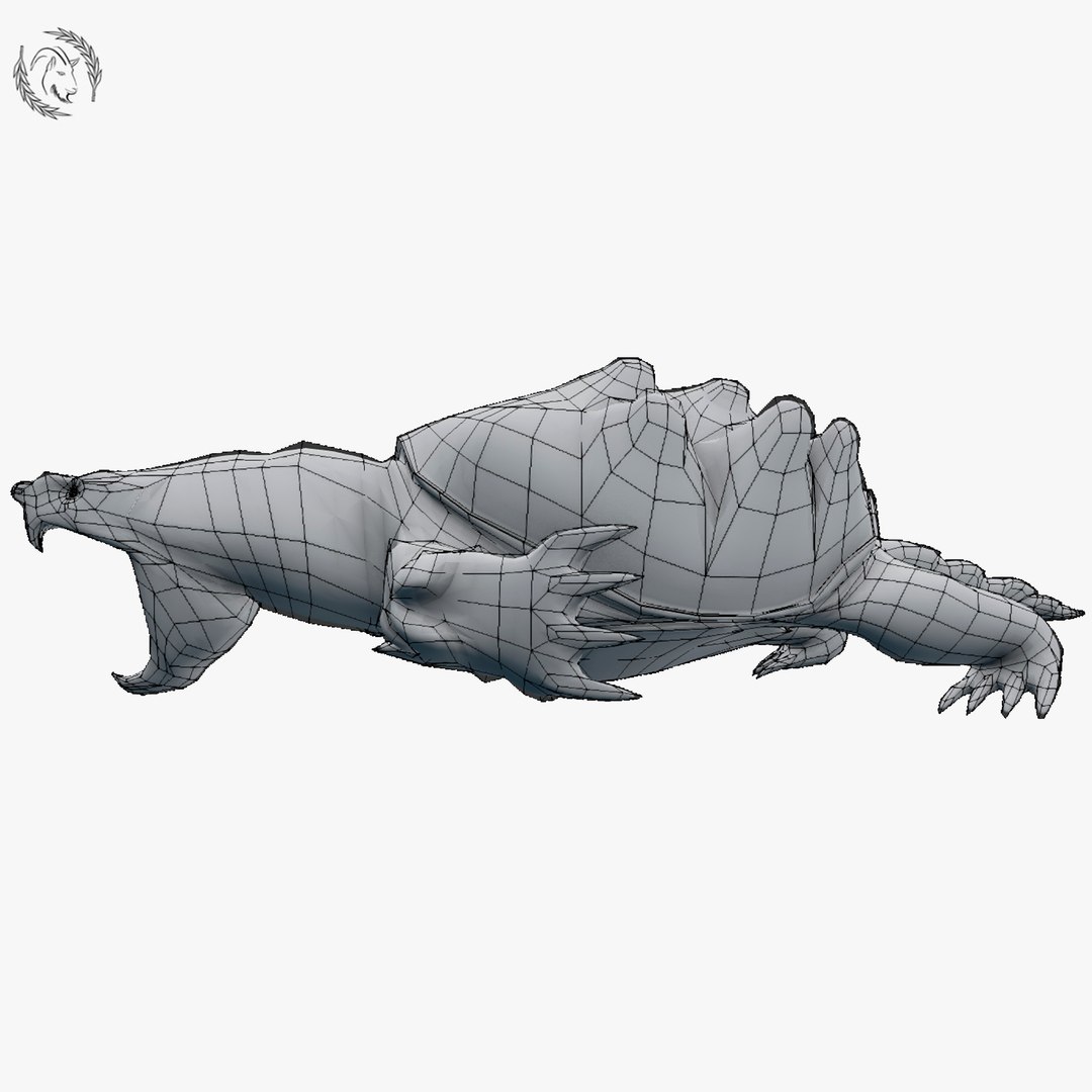 3D Alligator Snapping Turtle - TurboSquid 1210871