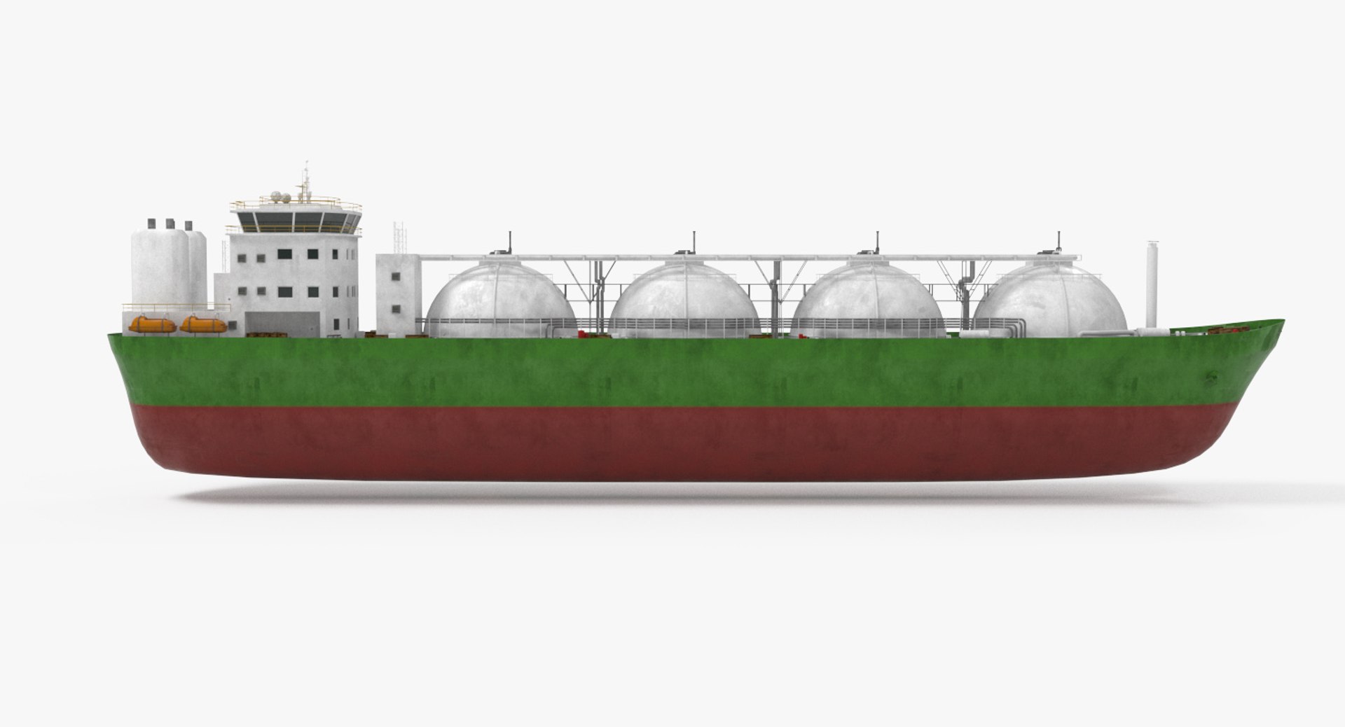 Lng Carrier 3d Model