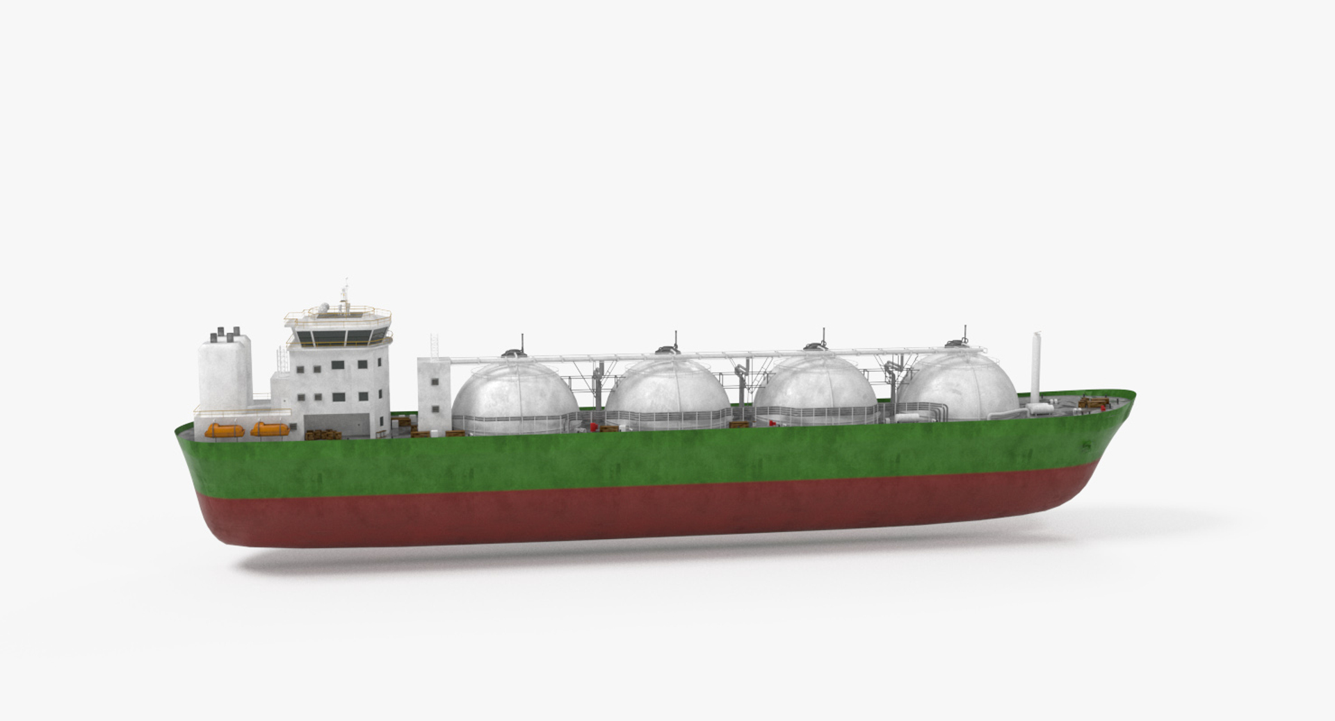 Lng Carrier 3d Model