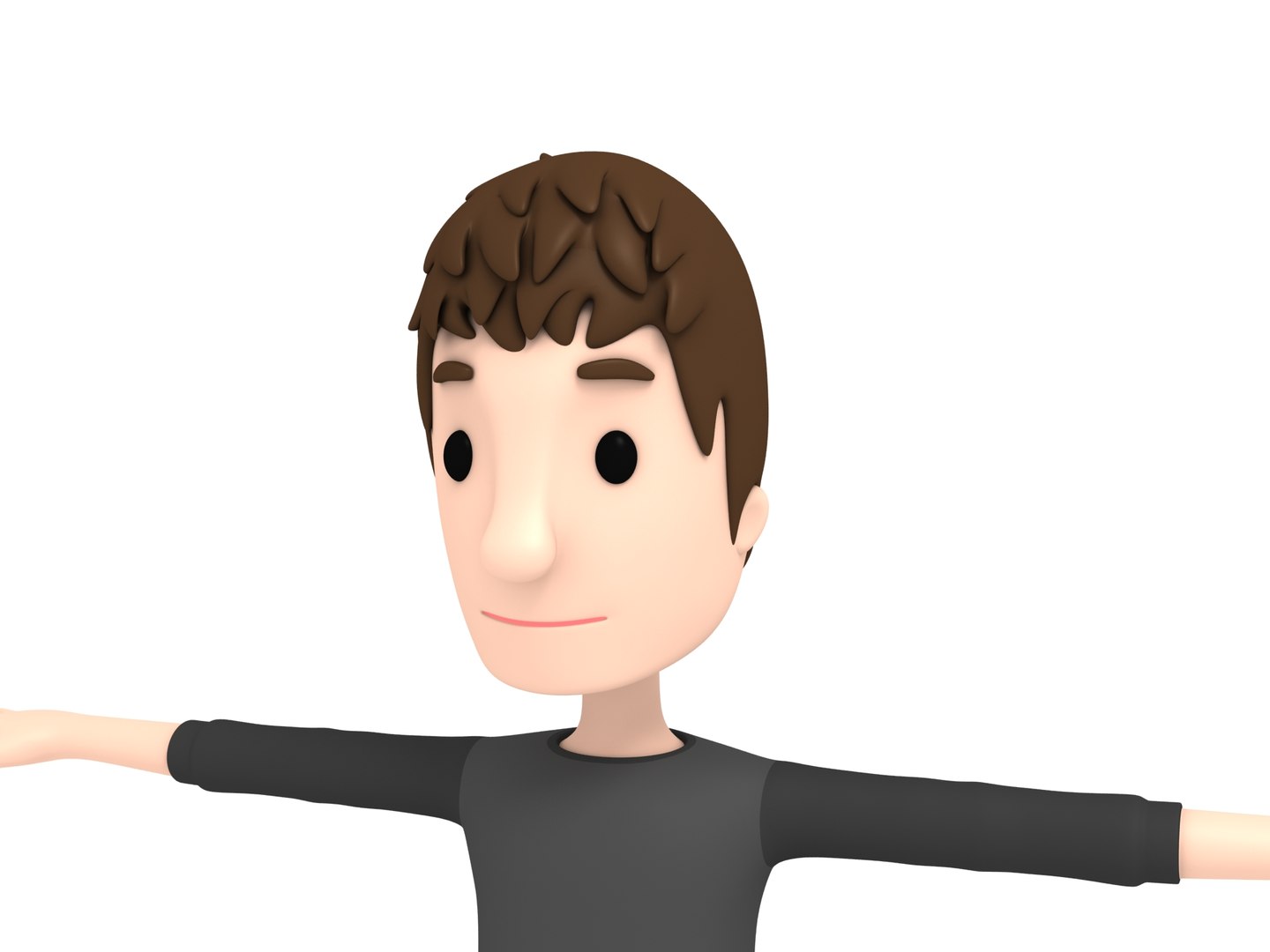 3D man character cartoon model - TurboSquid 1340324