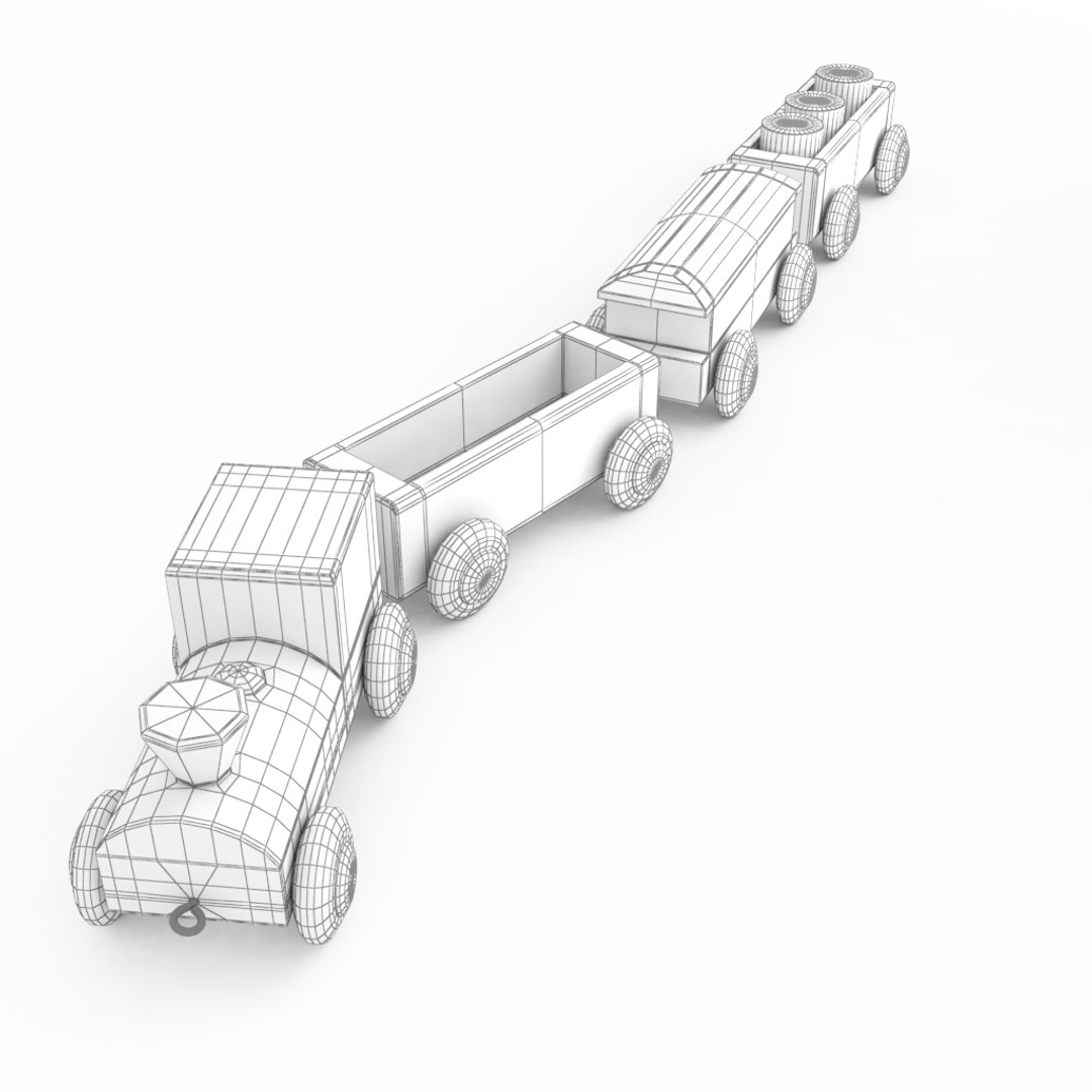 3d Brio Train Model