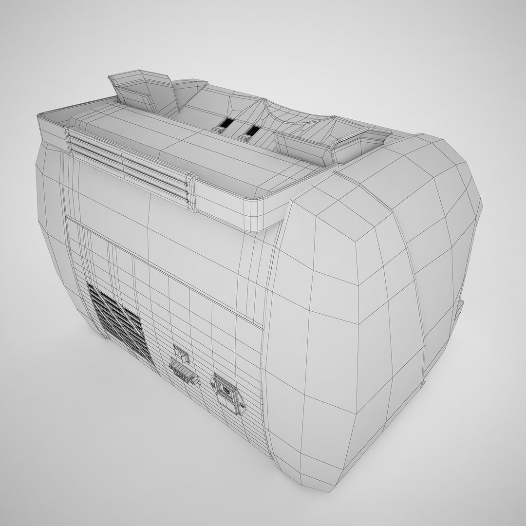 3d currency counter count model