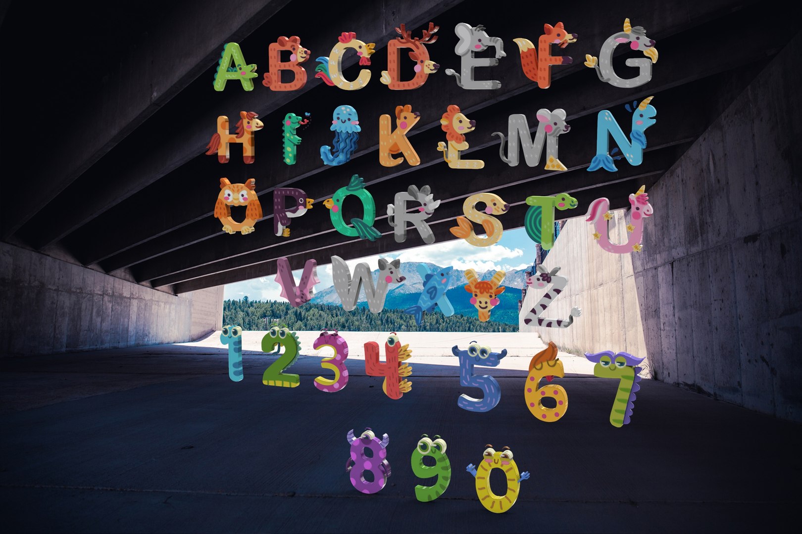 3D Model Cartoon Animal Alphabet 3D - TurboSquid 1875264