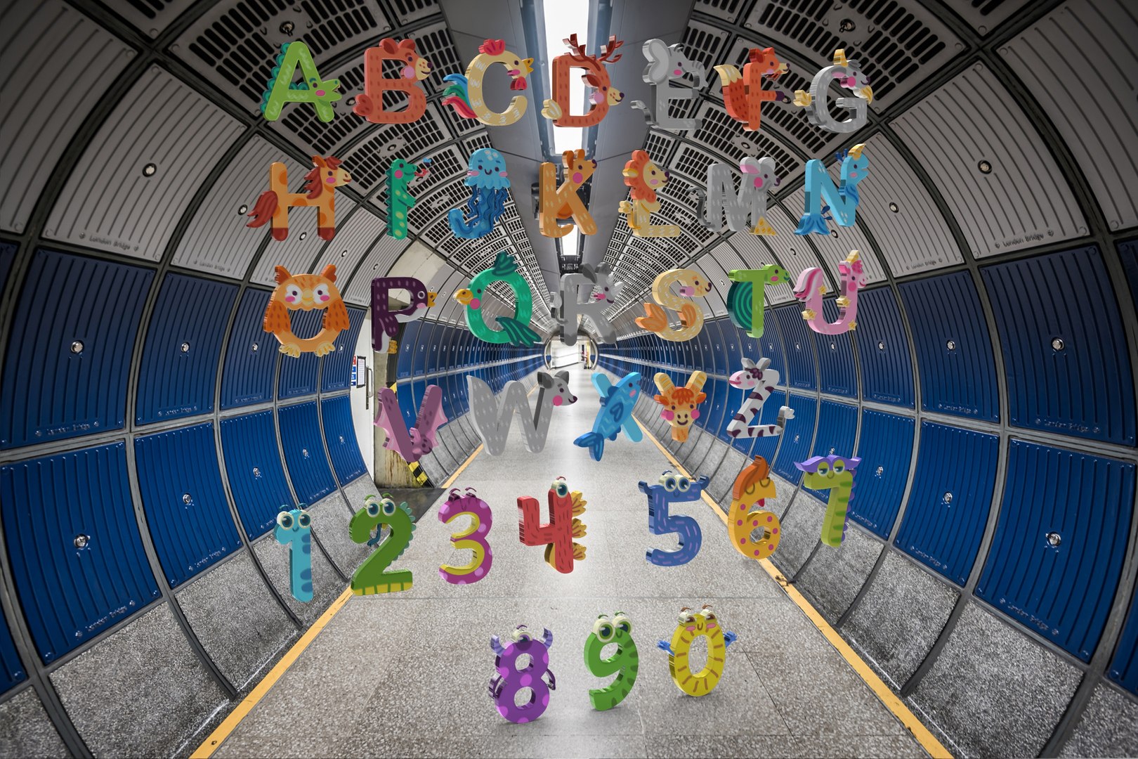 3D Model Cartoon Animal Alphabet 3D - TurboSquid 1875264