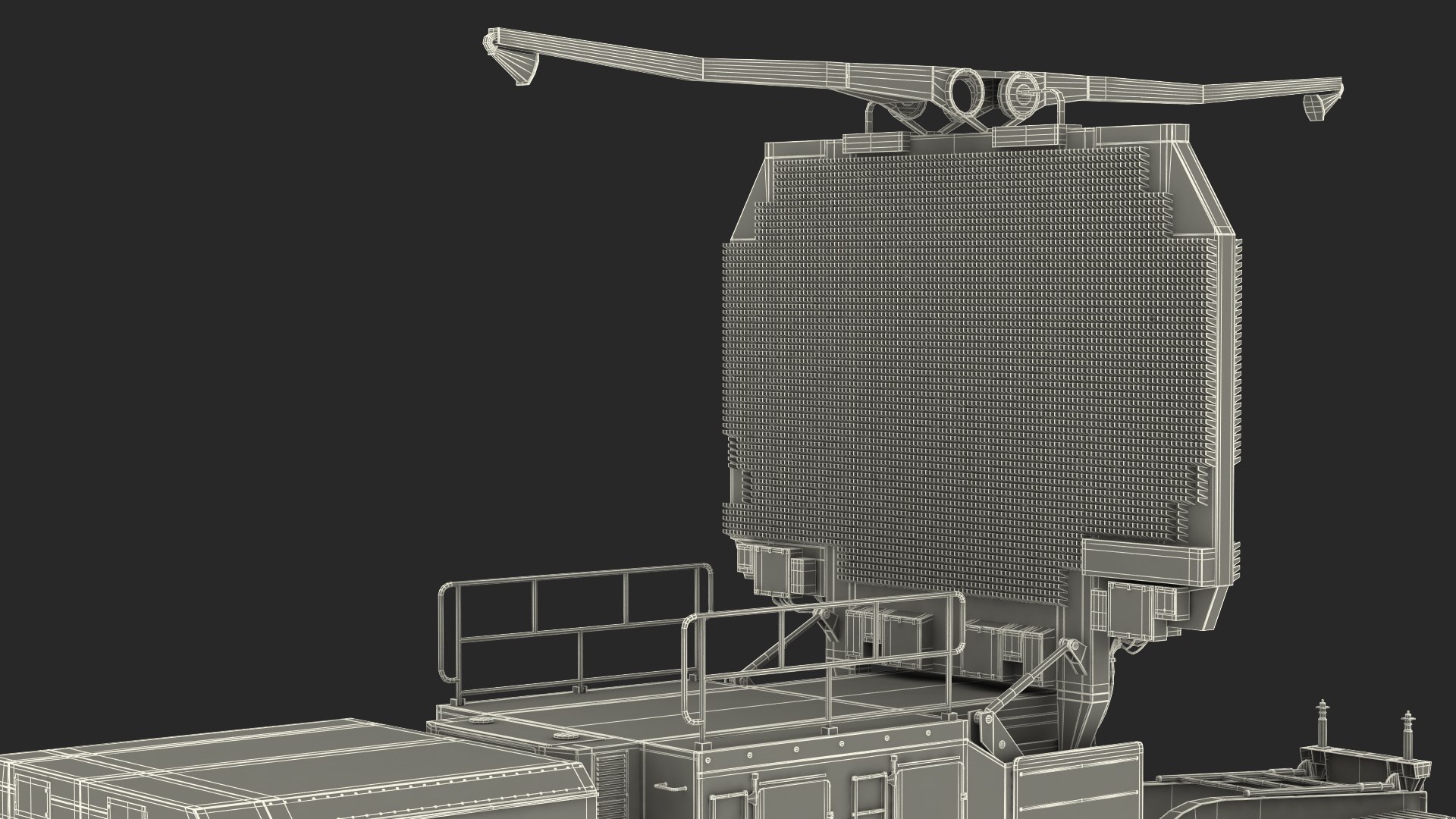 Long Range Radar Tombstone 3D Model - TurboSquid 1648024