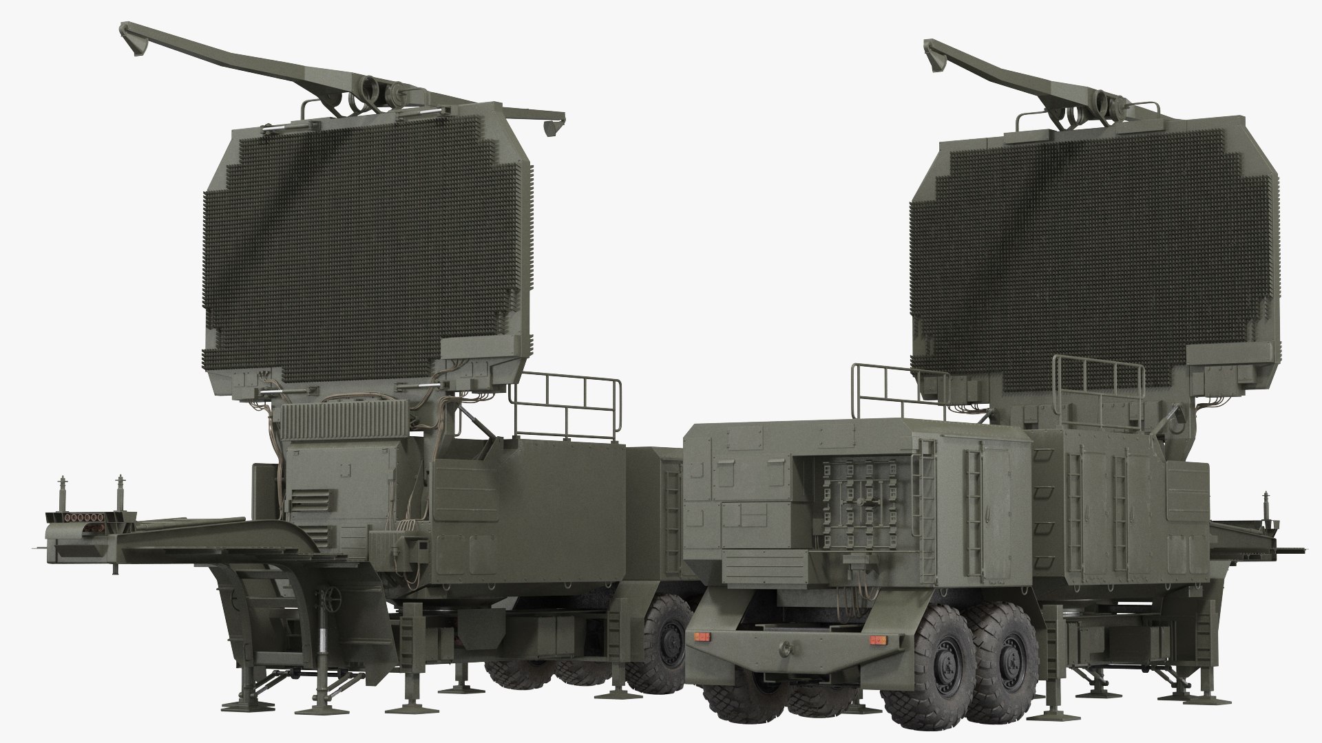 Long range radar tombstone 3D model - TurboSquid 1648024