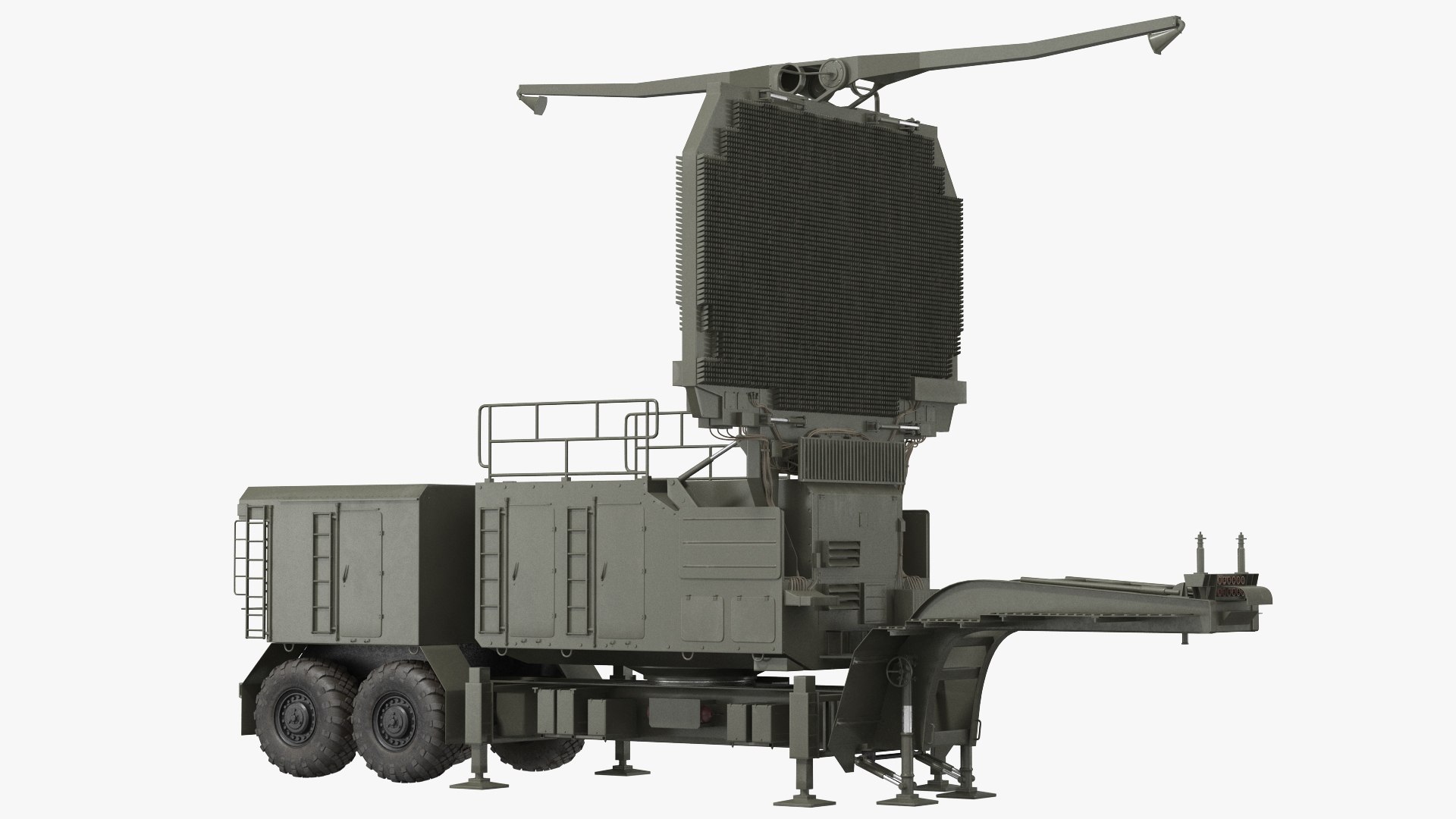 Long range radar tombstone 3D model - TurboSquid 1648024