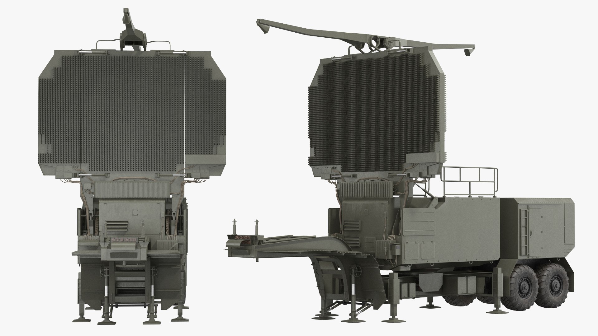 Long range radar tombstone 3D model - TurboSquid 1648024