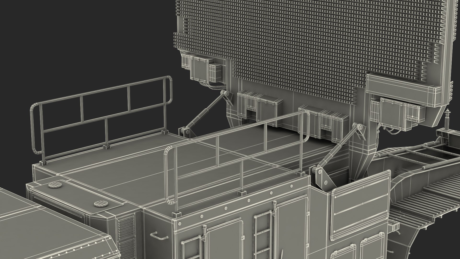 Long Range Radar Tombstone 3D Model - TurboSquid 1648024