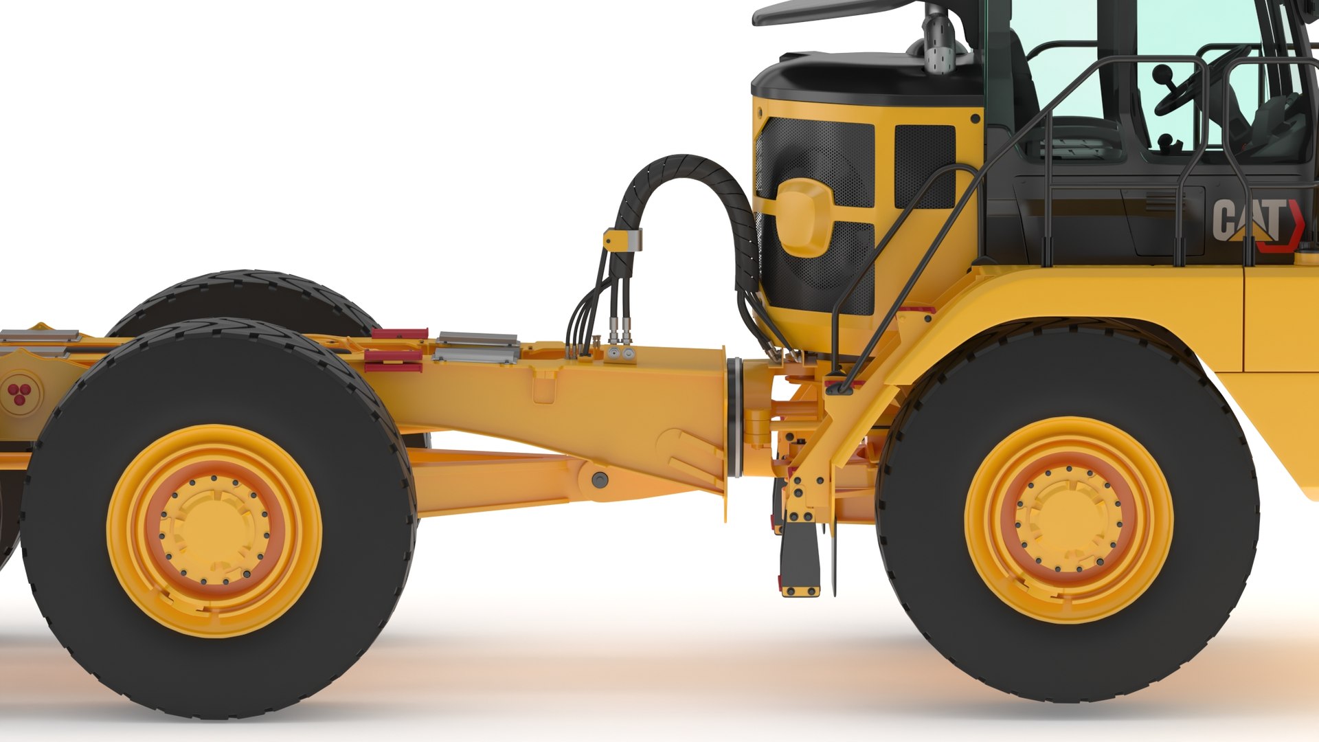 Articulated Truck Bare Chassis 725 Bare Chassis 3D Model - TurboSquid ...