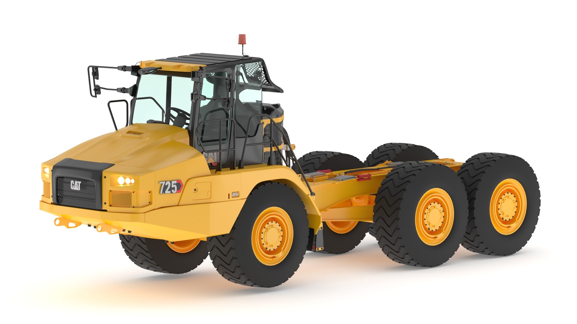 Articulated Truck Bare Chassis 725 Bare Chassis 3D Model - TurboSquid ...