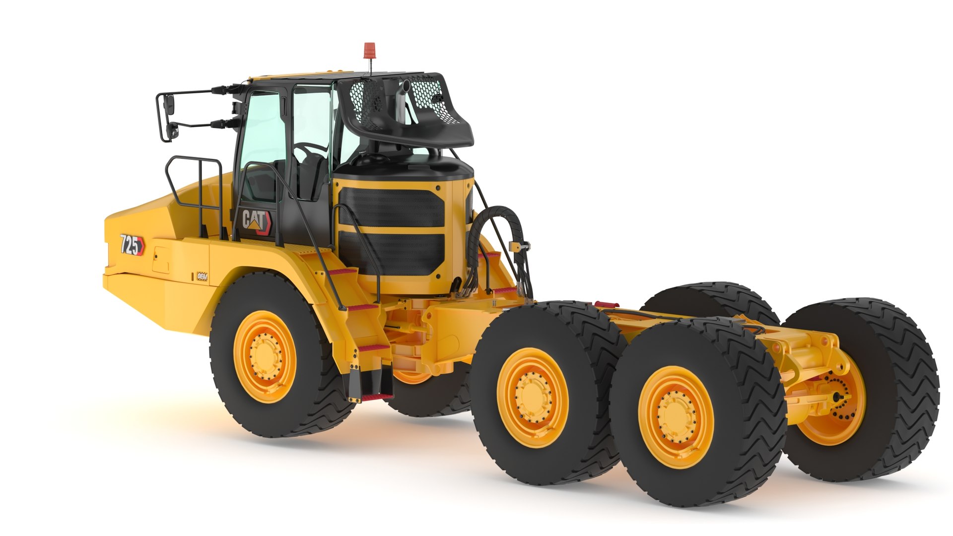 Articulated Truck Bare Chassis 725 Bare Chassis 3D Model - TurboSquid ...