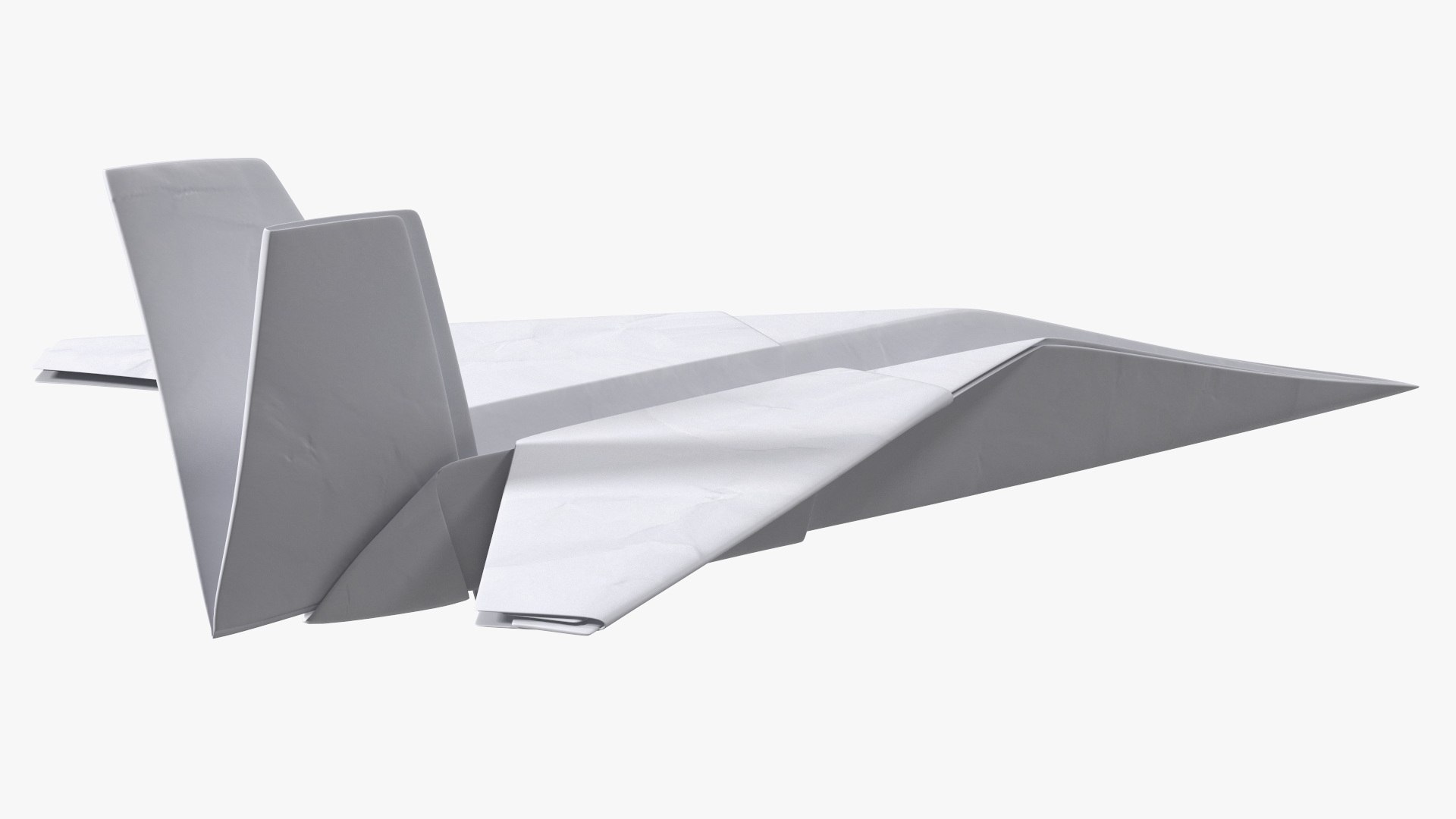 Origami Paper Airplane Model - TurboSquid 2261353