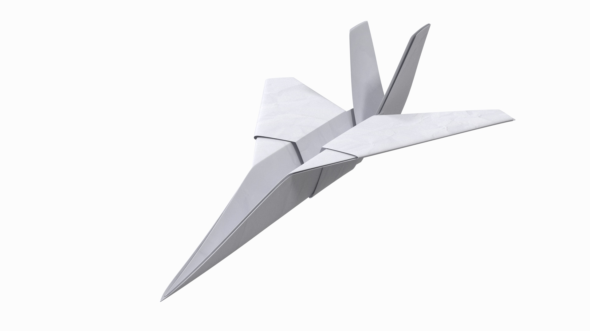 Origami Paper Airplane Model - TurboSquid 2261353