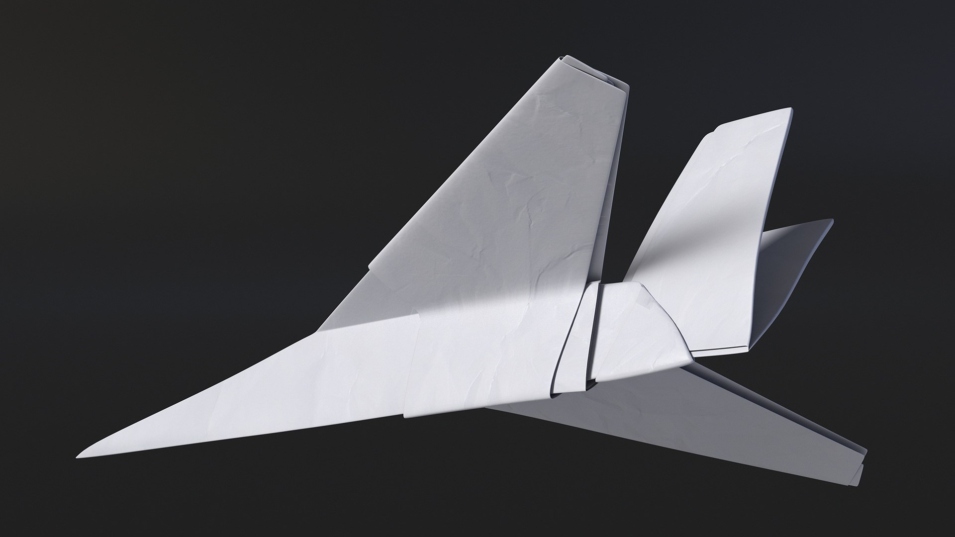 Origami Paper Airplane Model - TurboSquid 2261353