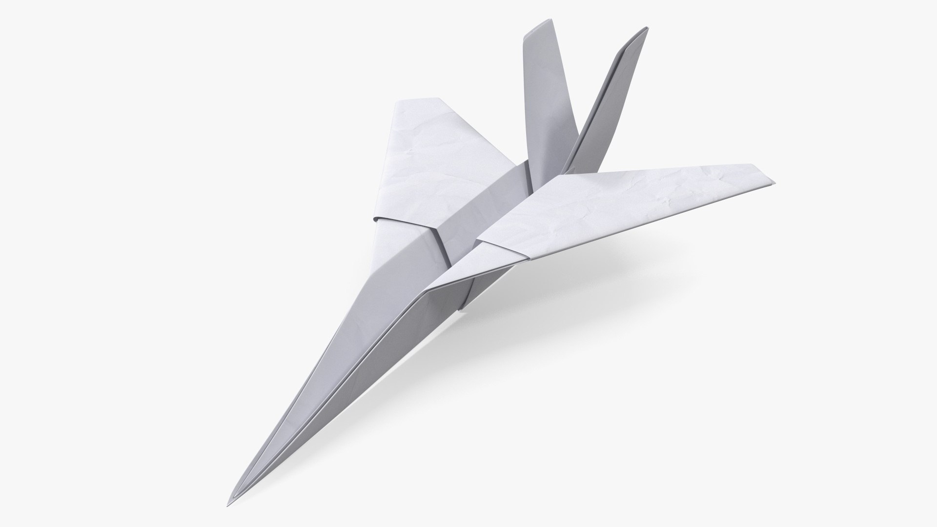 Origami Paper Airplane Model - TurboSquid 2261353