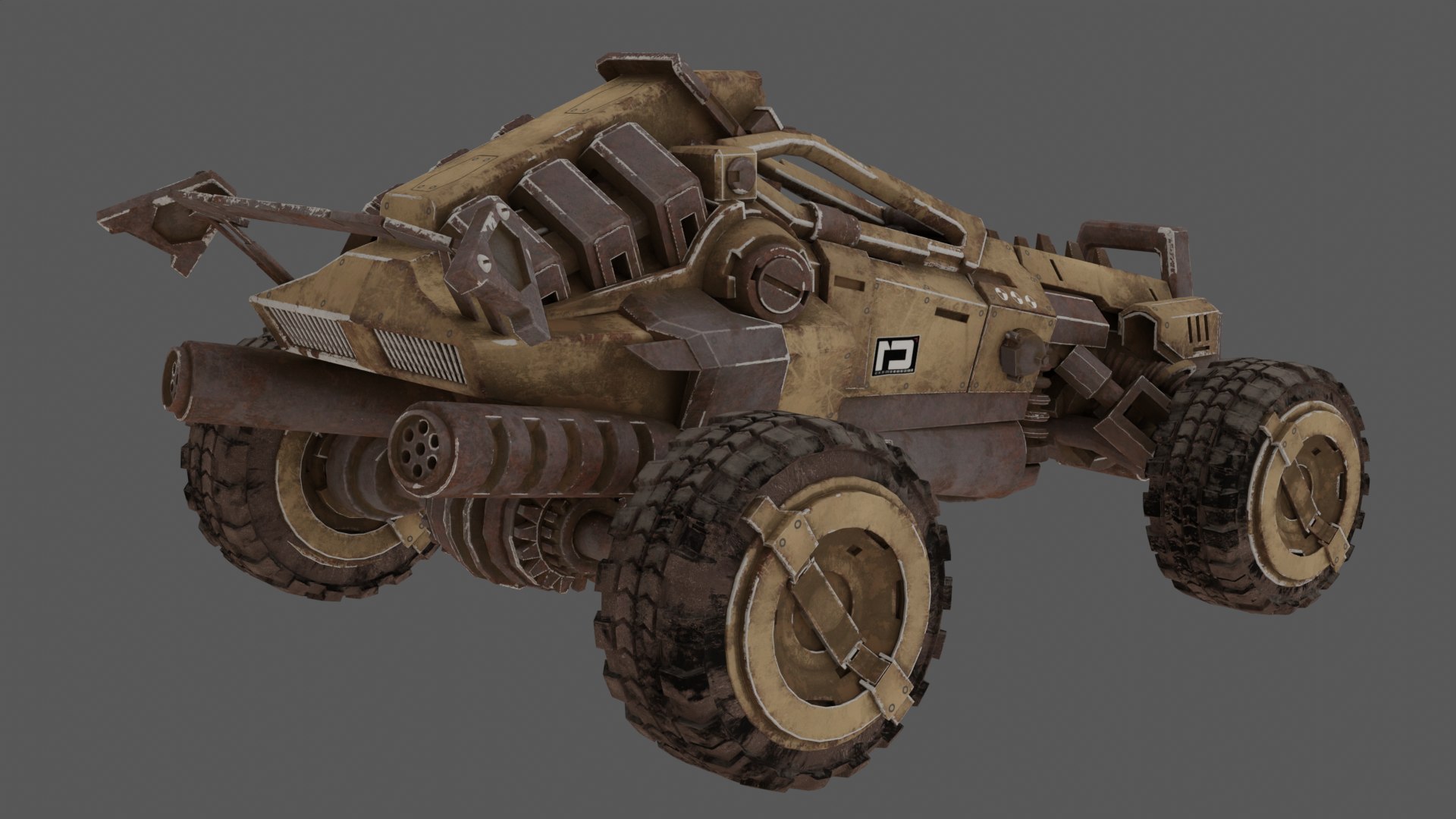 3D Model Buggy - TurboSquid 2286543