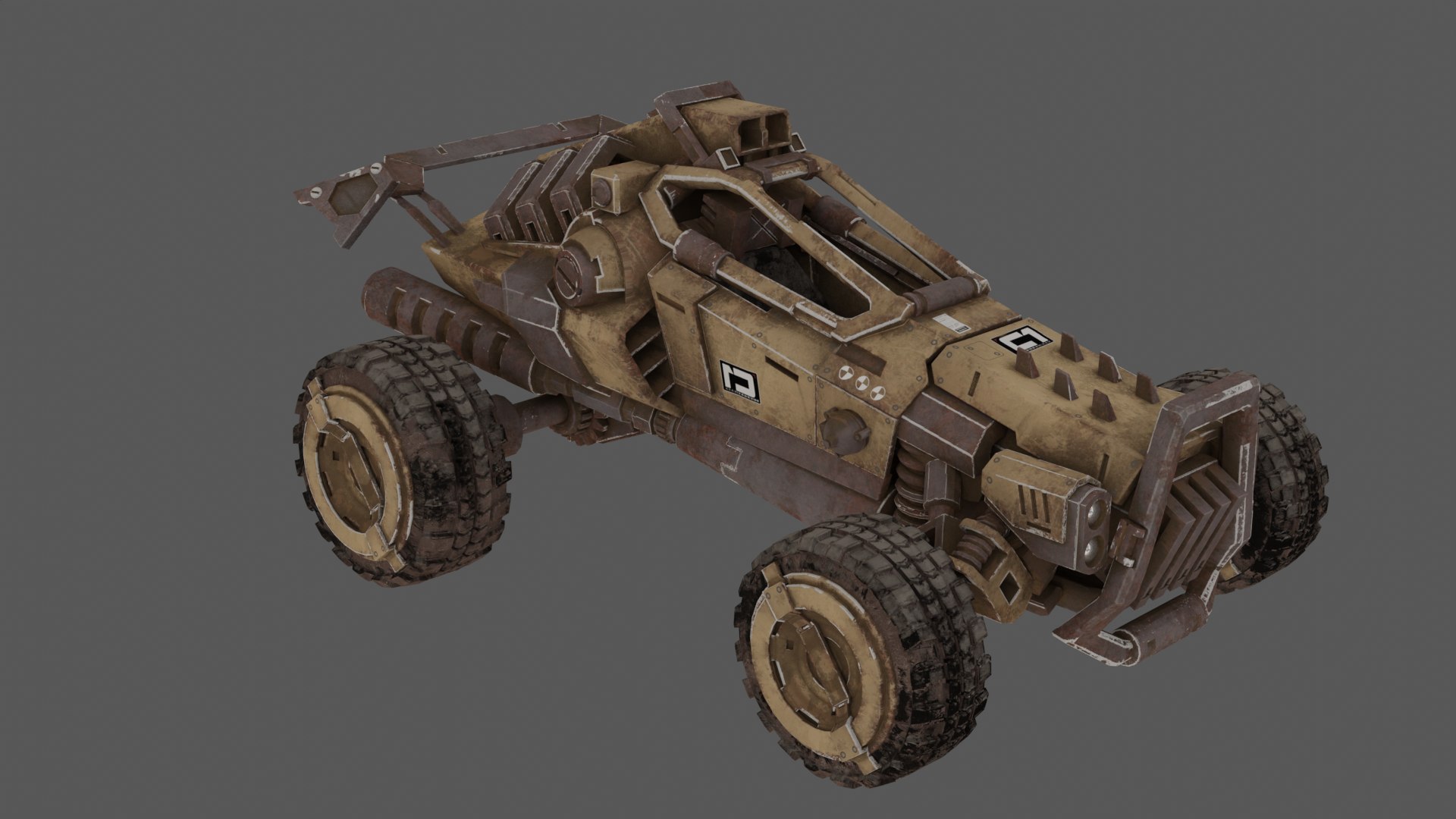 3D Model Buggy - TurboSquid 2286543