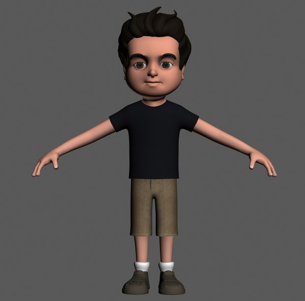 cartoony boy character ma