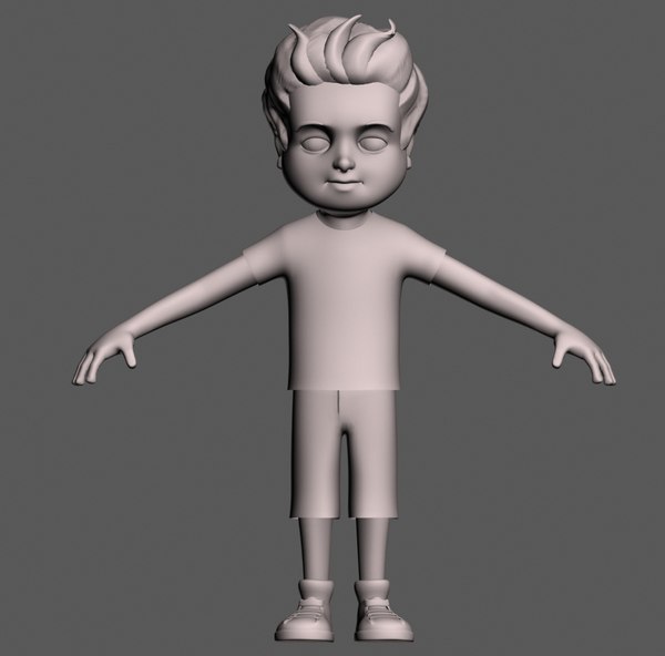 cartoony boy character ma