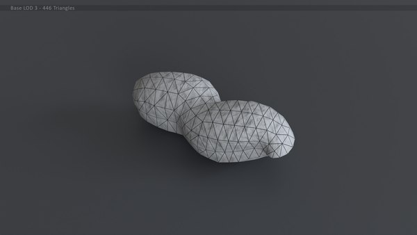 3D Peanut Unshelled Double Pod 1 model - TurboSquid 1940042