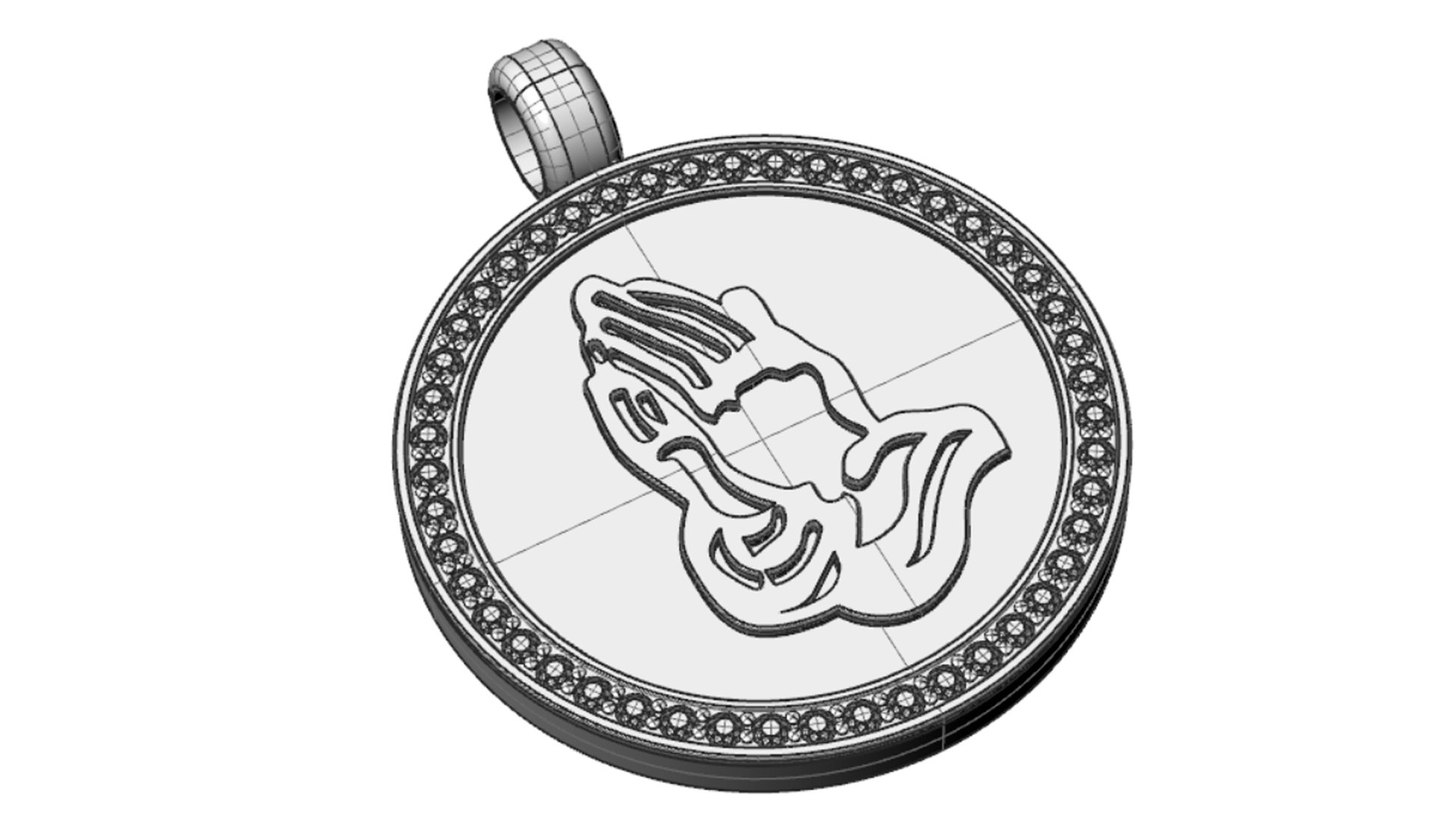 Pendant Prayer 3D Print Model 3D - TurboSquid 1983115