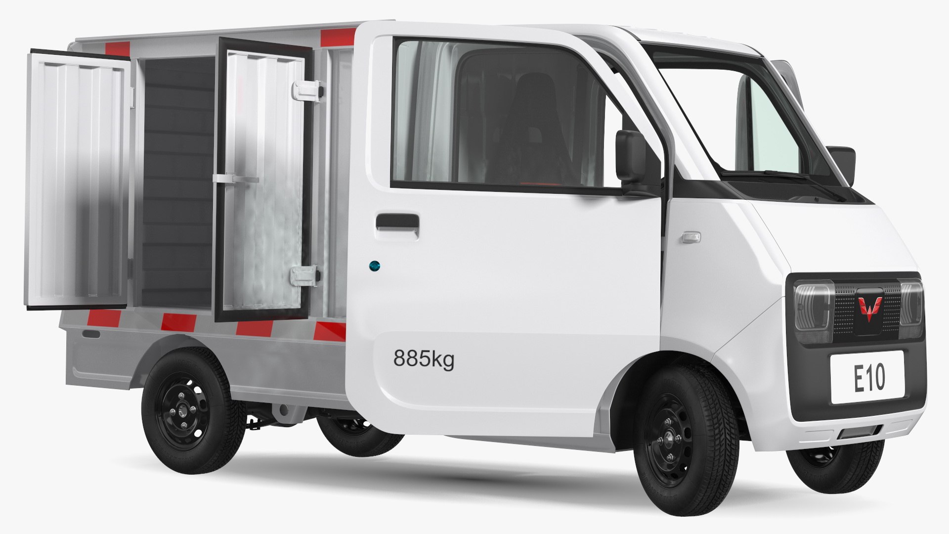 Wuling E10 Mini Truck Grey Color Rigged 3D - TurboSquid 2157099