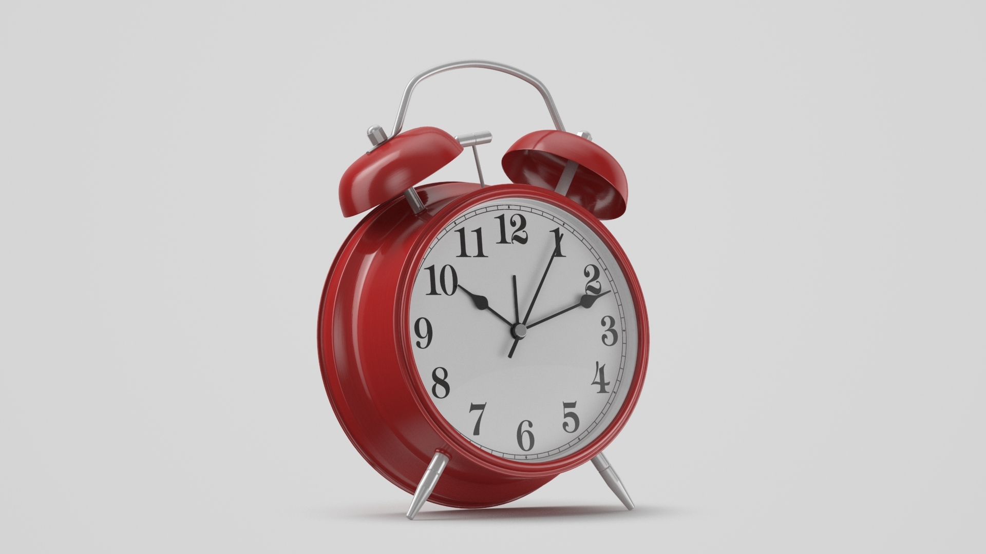 3D Retro Alarm Clock 07 Model - TurboSquid 1948107