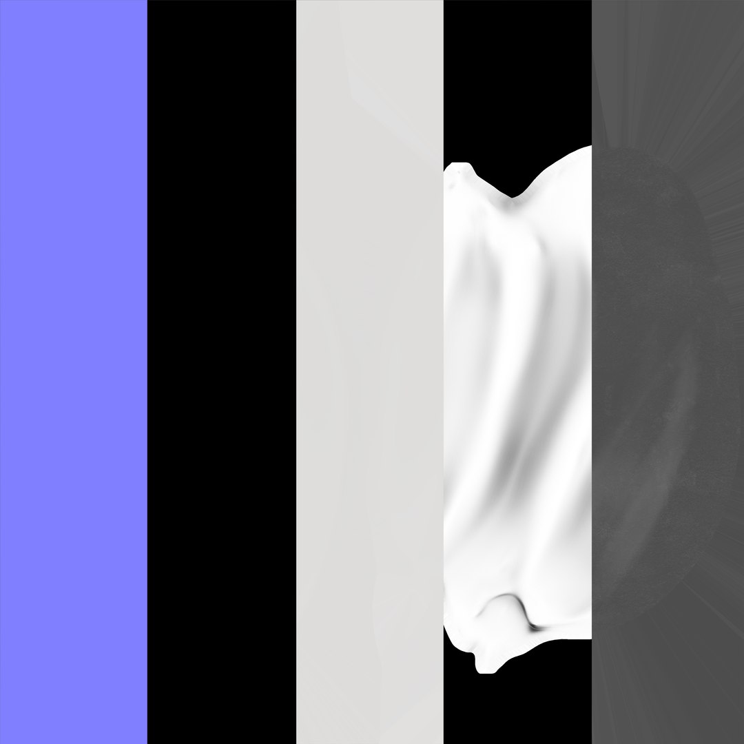 3D model Prop 28 Cream Smudges Type 03 - TurboSquid 2148072