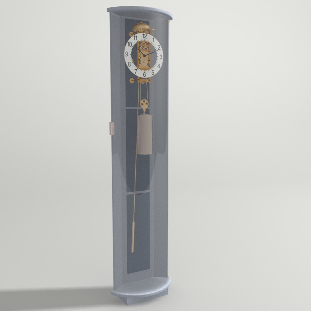 grandpa clock 3d max