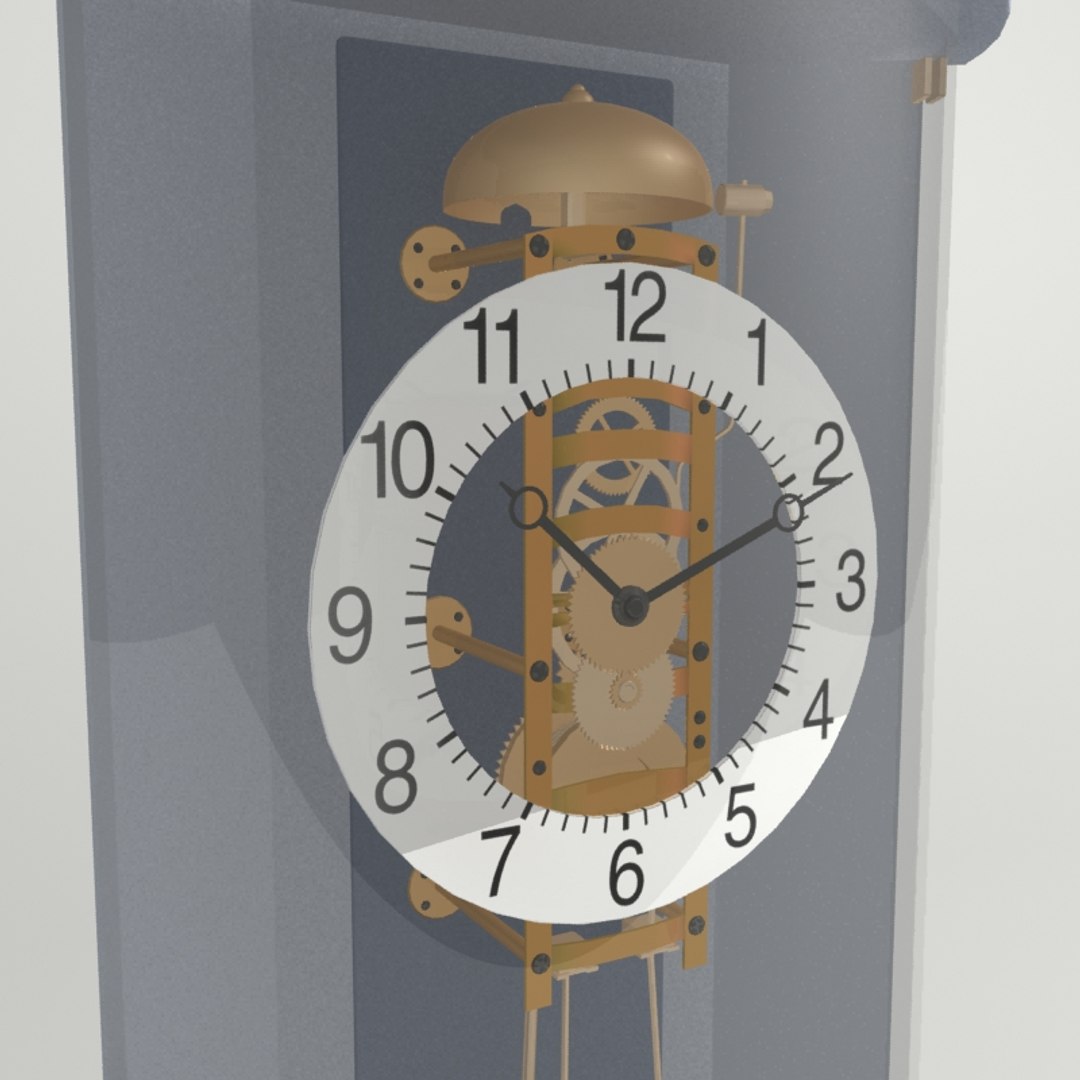 grandpa clock 3d max