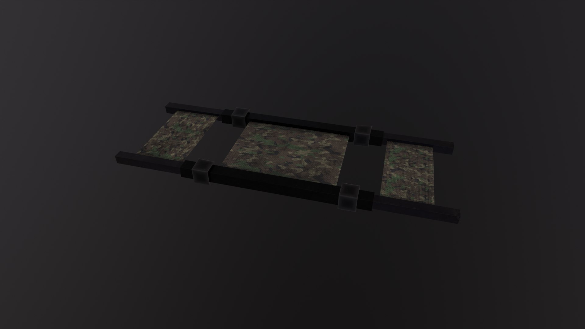 Military Stretcher Game Ready - Low Poly 3D Model Low-poly 3D model ...
