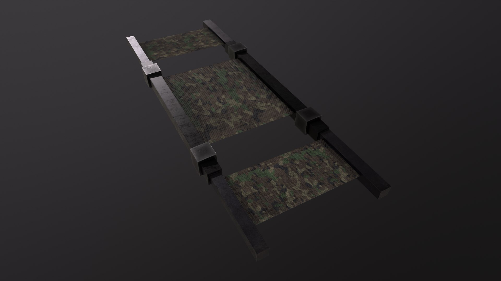Military Stretcher Game Ready - Low Poly 3D Model Low-poly 3D model ...