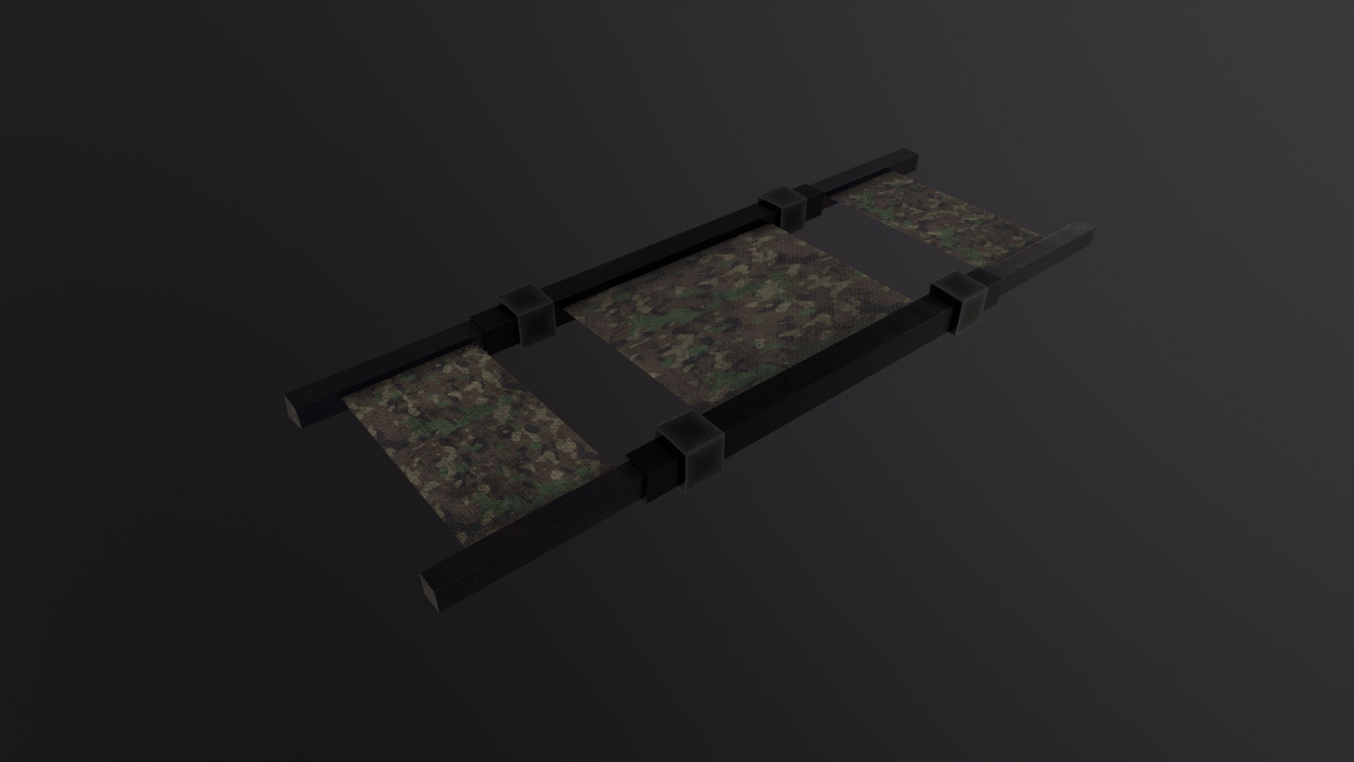 Military Stretcher Game Ready - Low Poly 3D Model Low-poly 3D model ...
