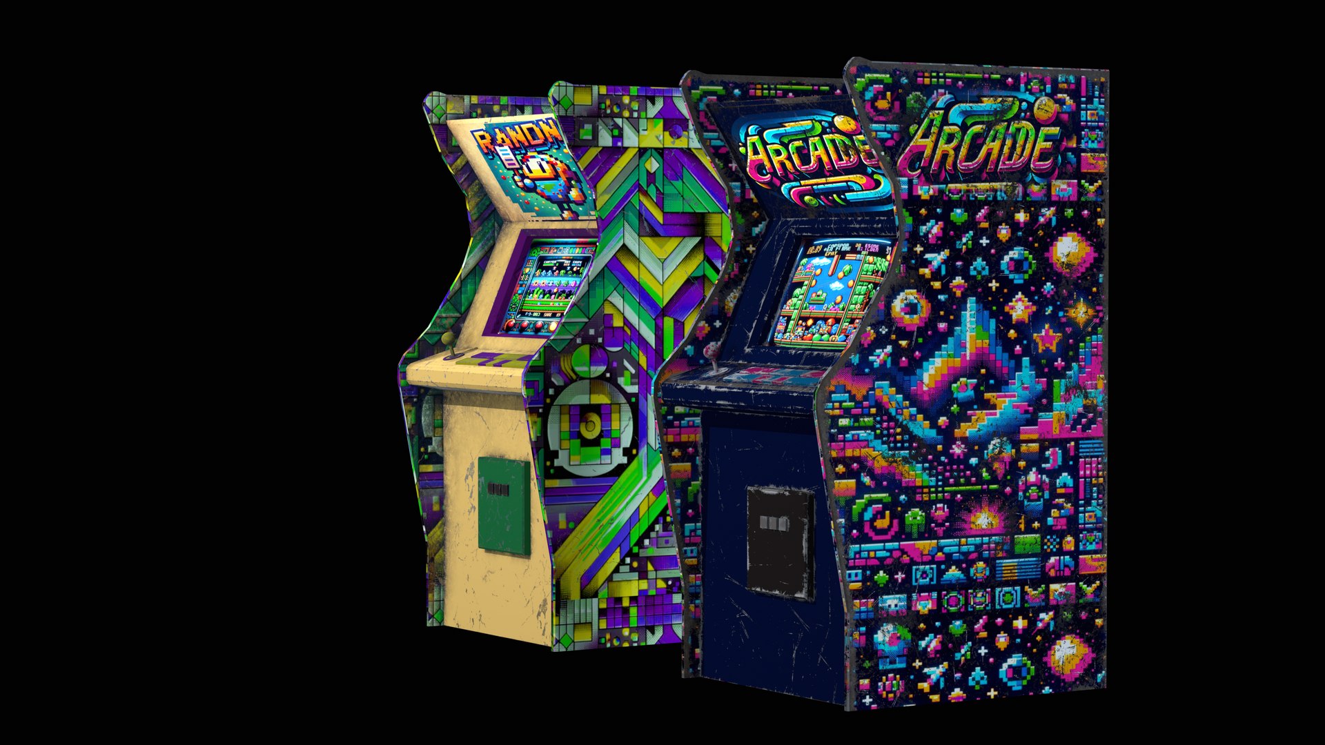 Game Machine 3D Model - TurboSquid 2175368