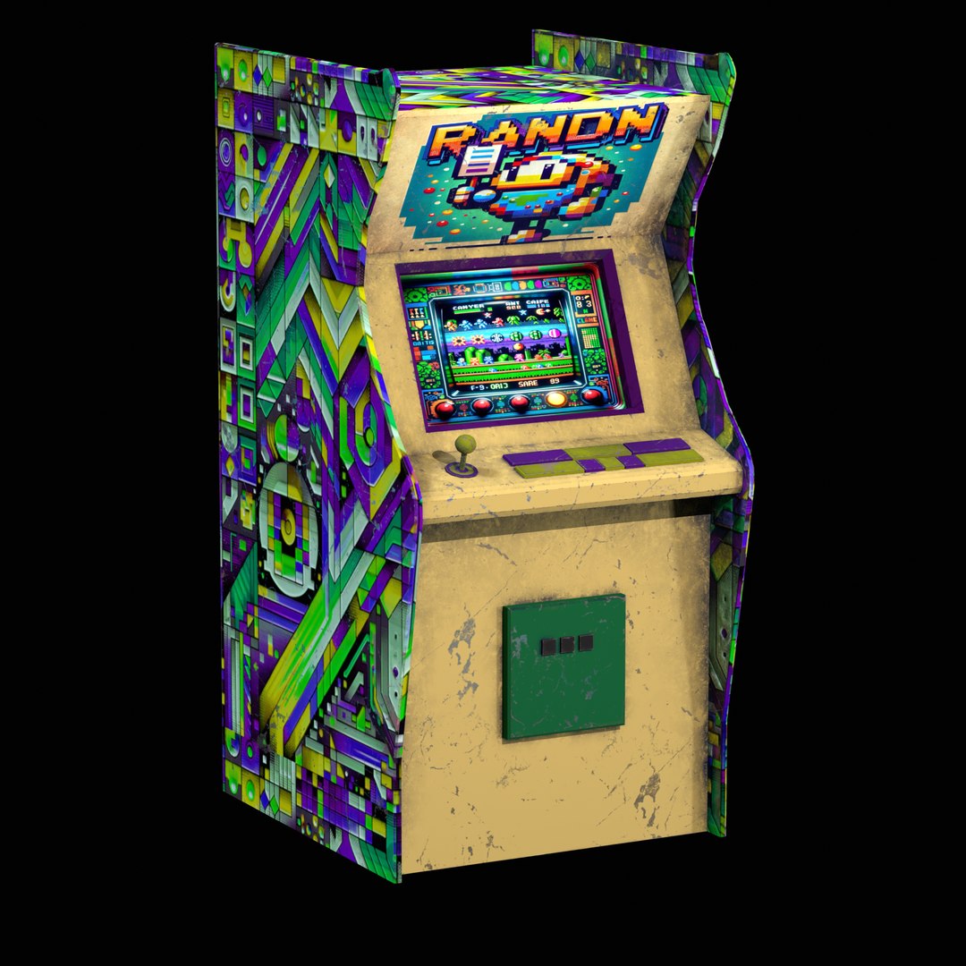 Game Machine 3D Model - TurboSquid 2175368