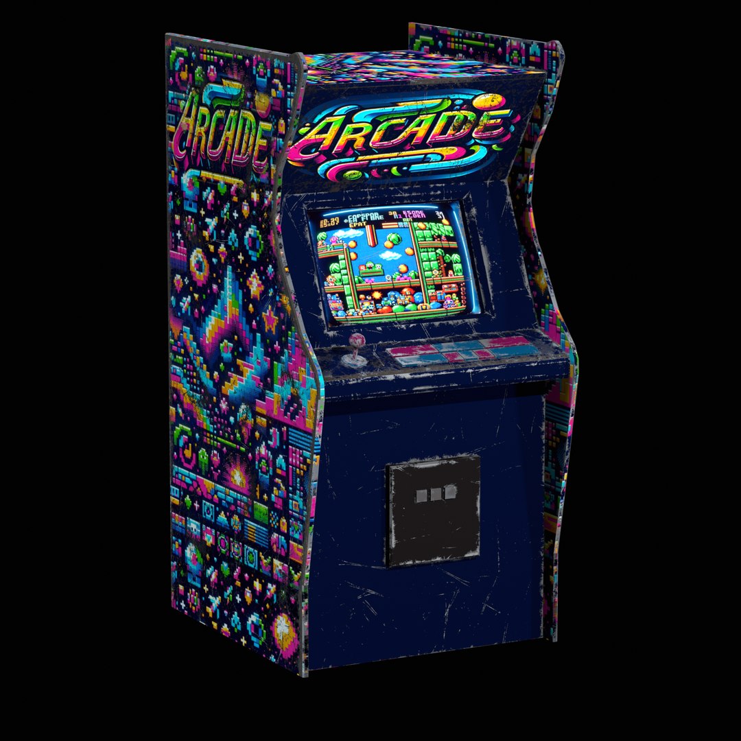 Game Machine 3D Model - TurboSquid 2175368