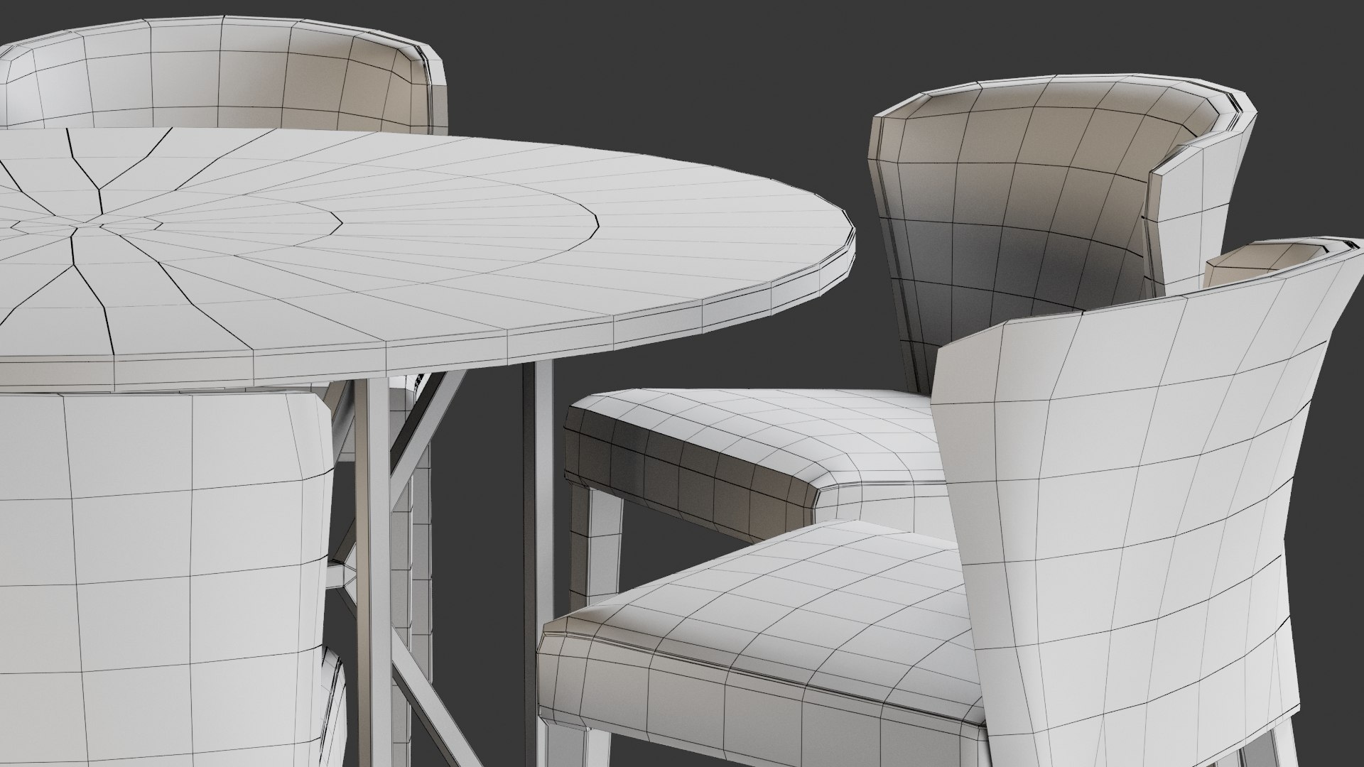 3D realistic dining table hayes - TurboSquid 1537918