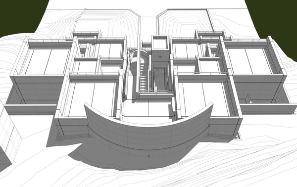 3D Tadao Ando - Rokko Housing I model - TurboSquid 1957446