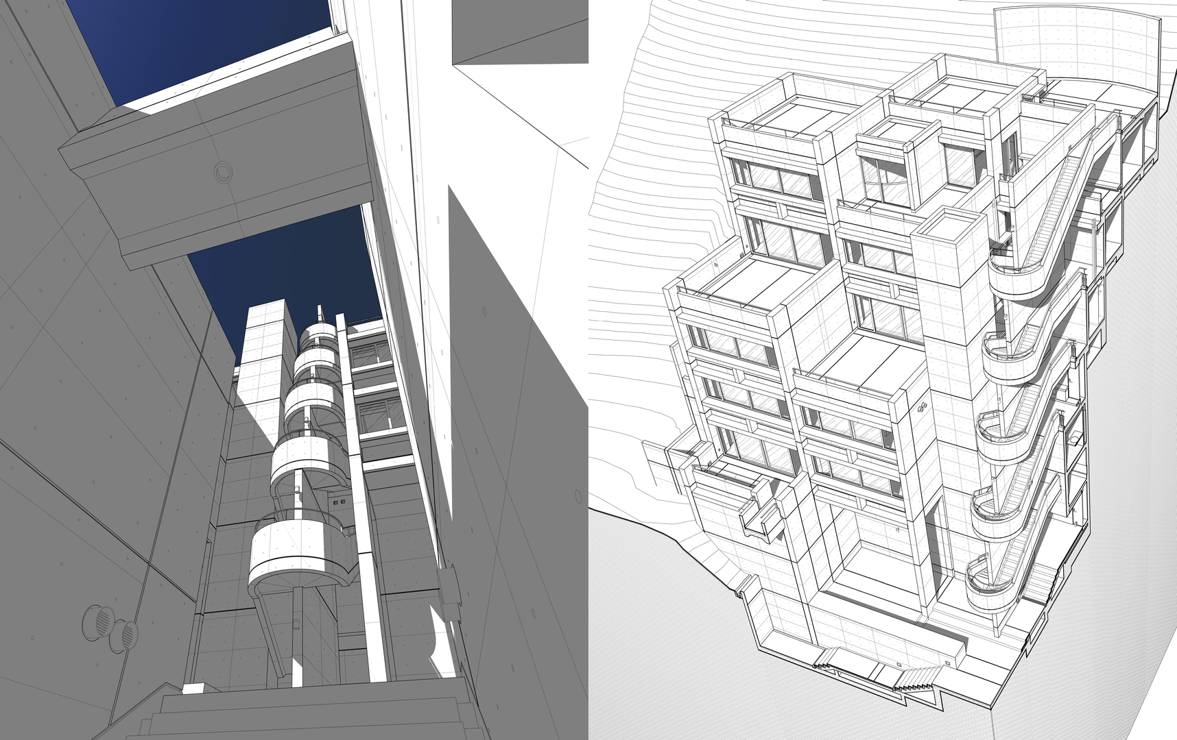3D Tadao Ando - Rokko Housing I model - TurboSquid 1957446