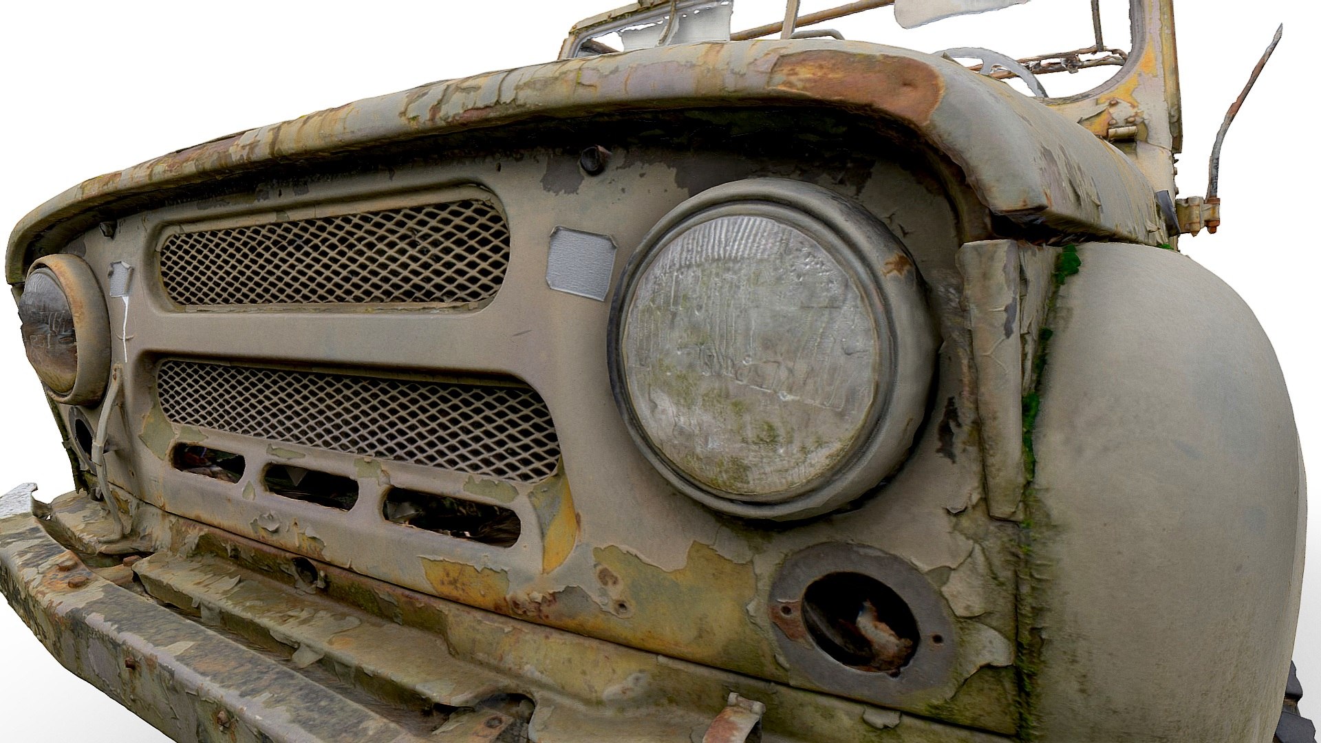 3D Model UAZ 469 - Off-road Car Of Soviet Production - TurboSquid 2356926