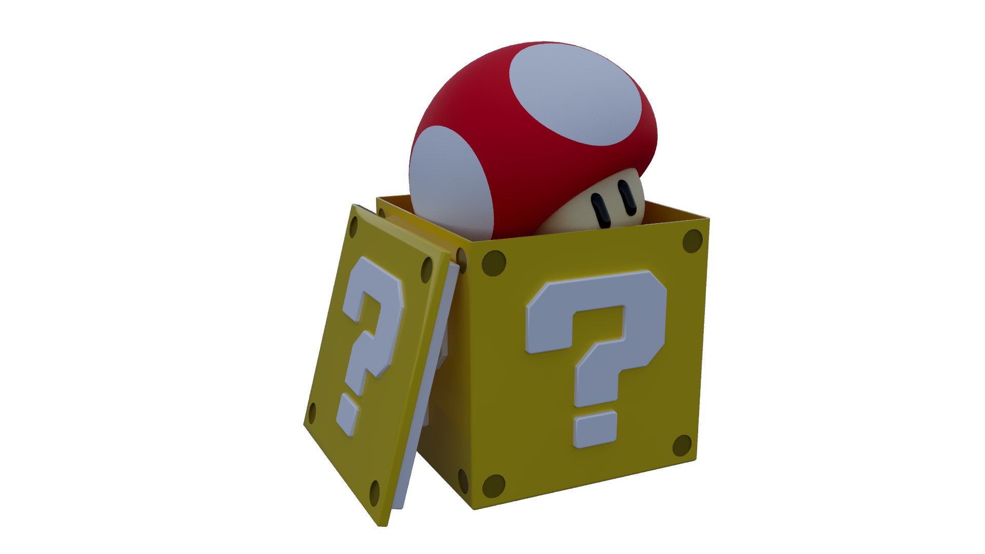 3D SUPER MARIO POWER-UPS - TurboSquid 2052447